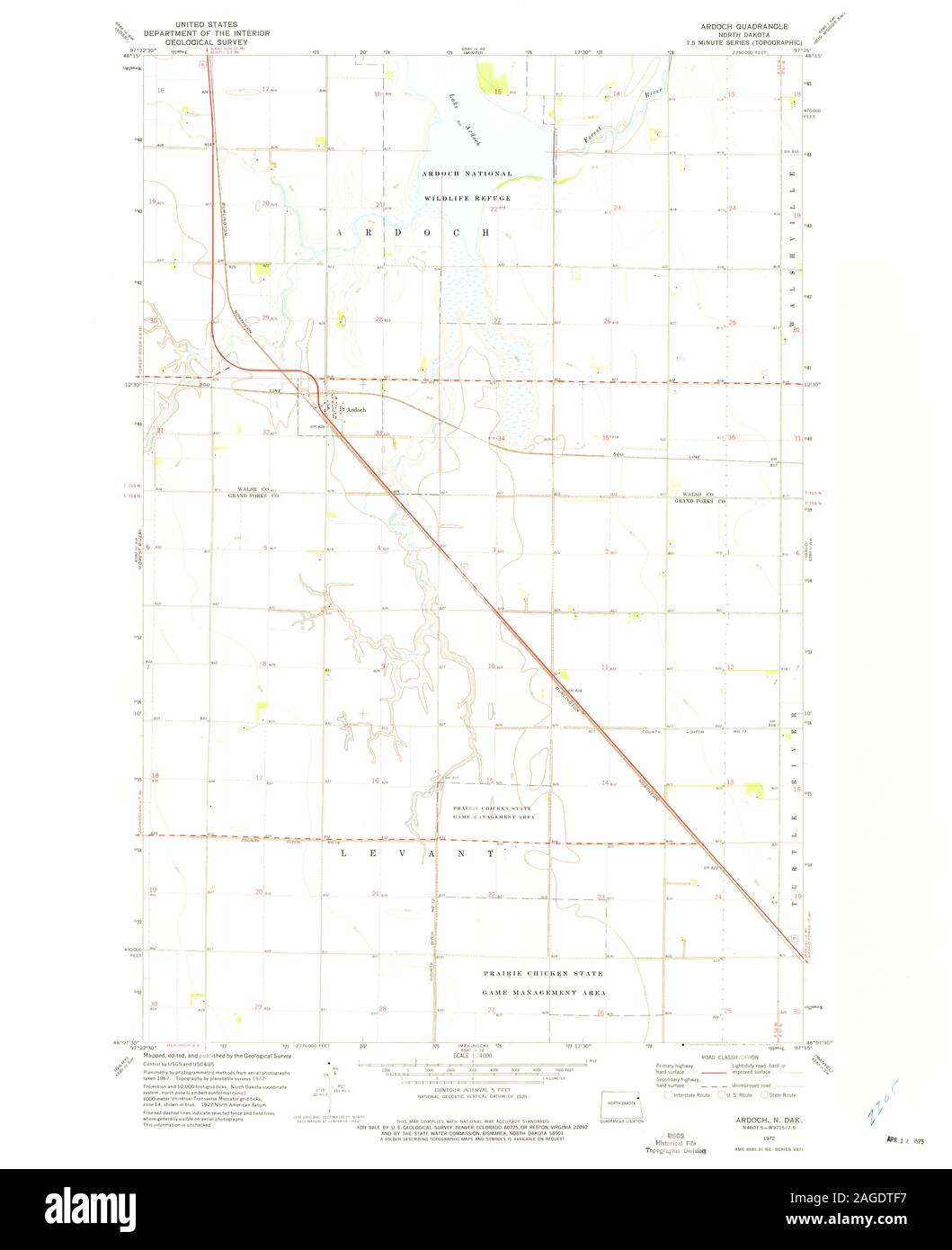 Map of ardoch north dakota hi-res stock photography and images - Alamy
