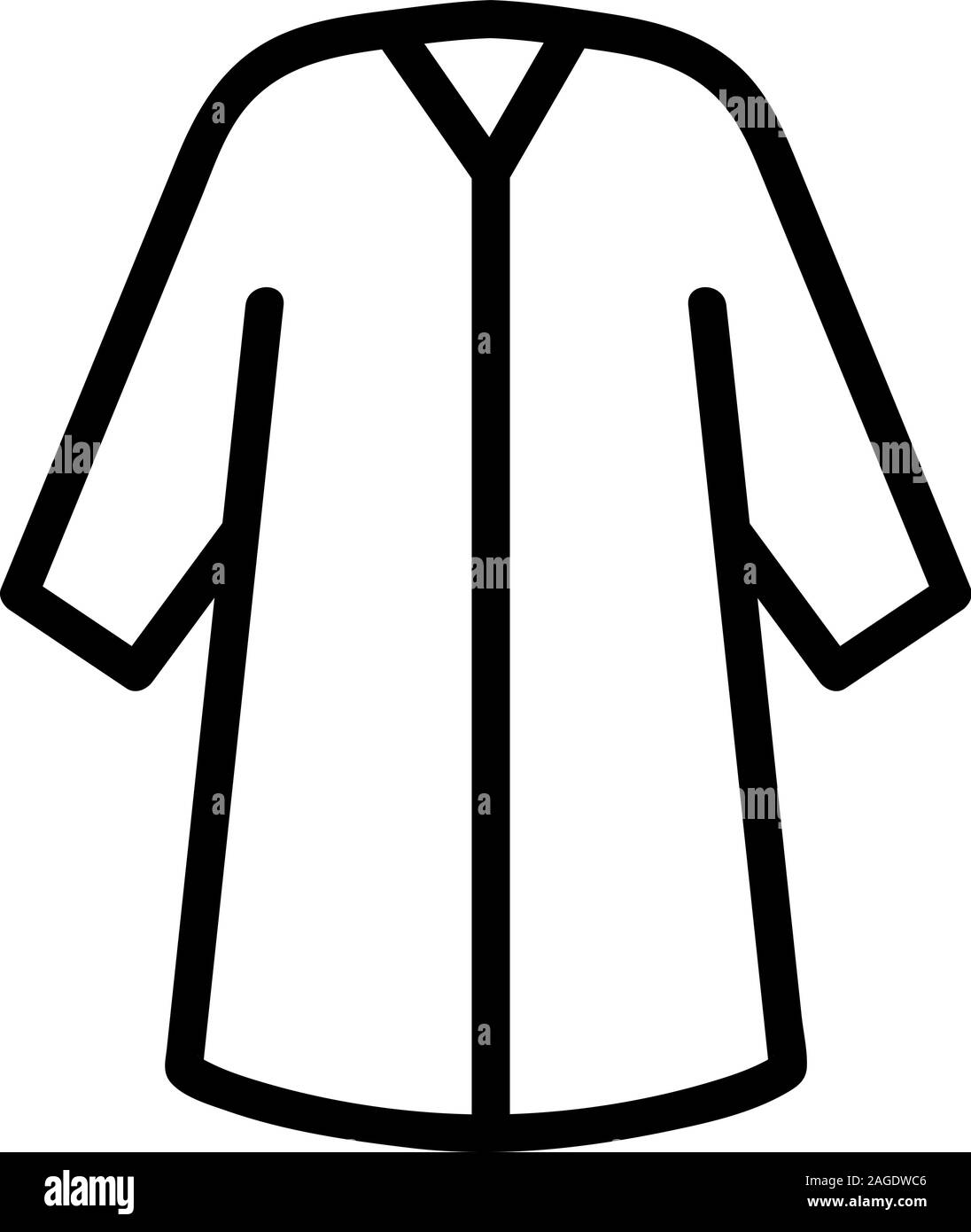 mantle for the final vector icon. Isolated contour symbol illustration ...