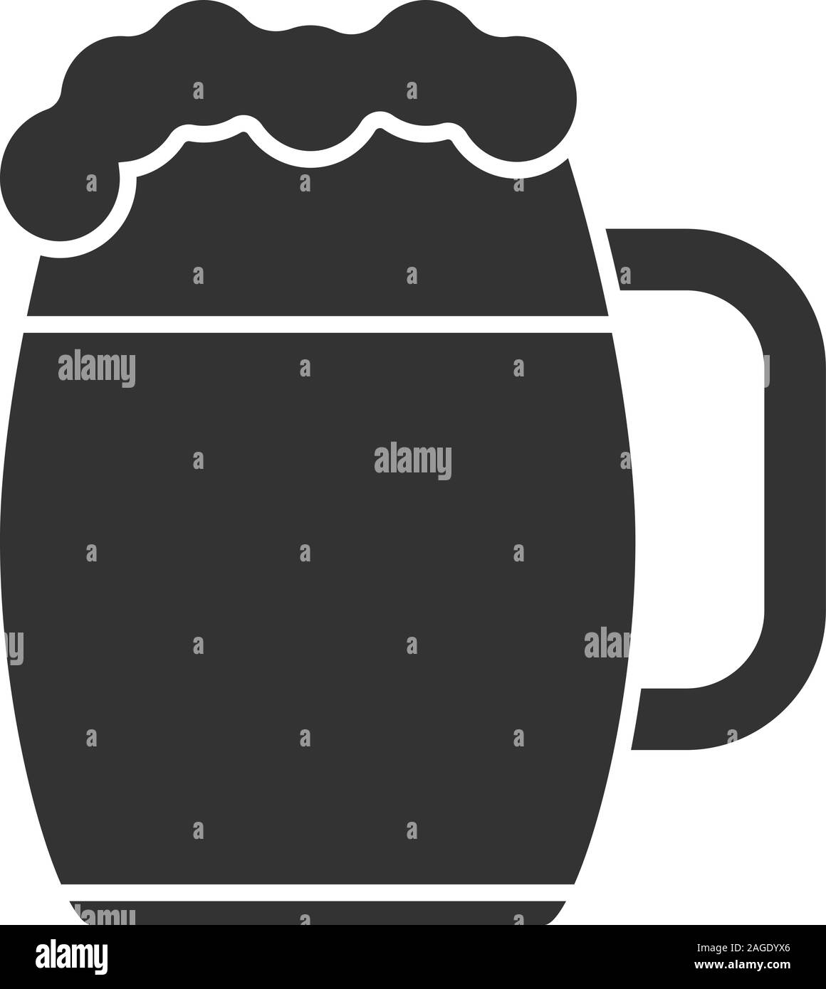 Beer Vector Silhouette