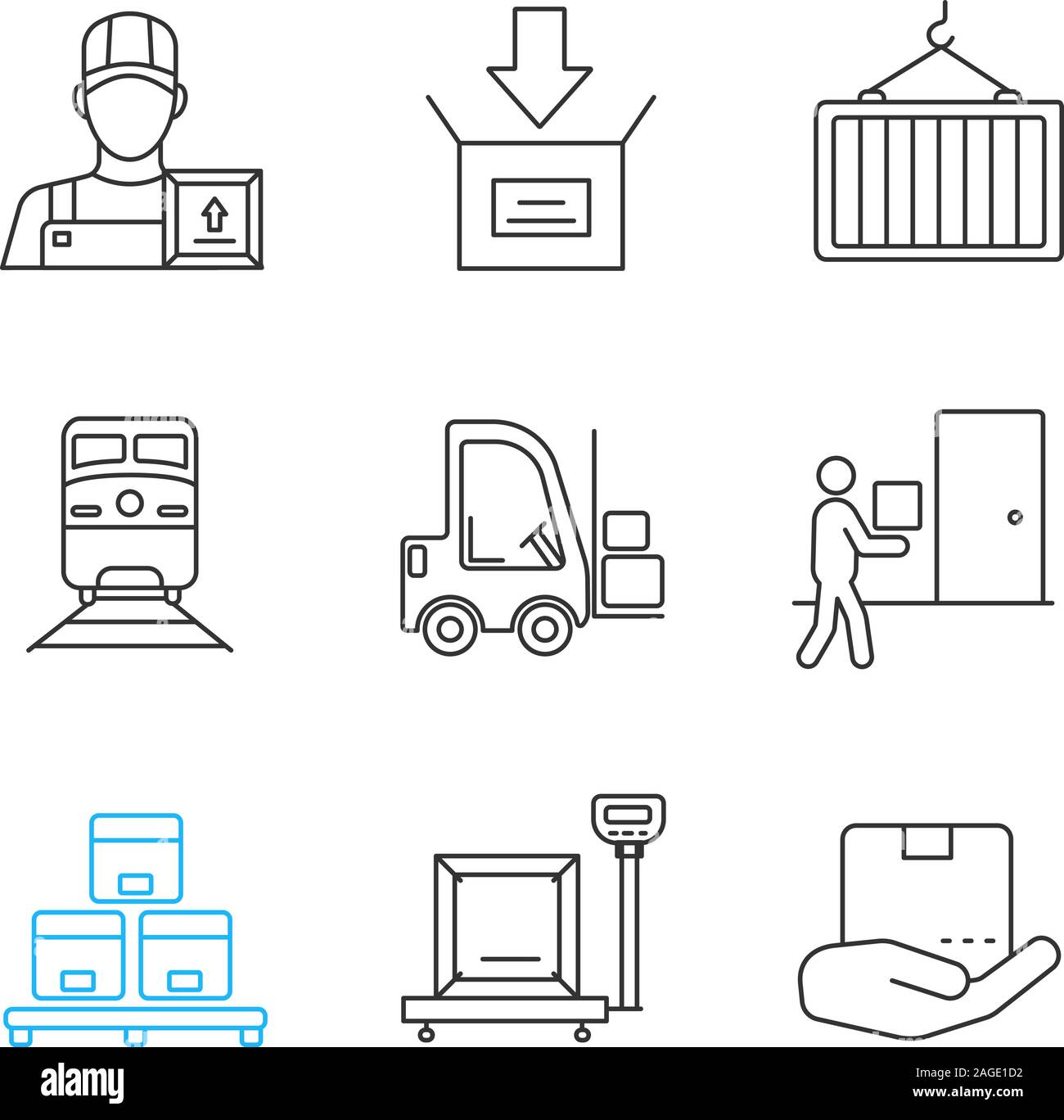 Intermodal train Stock Vector Images - Alamy