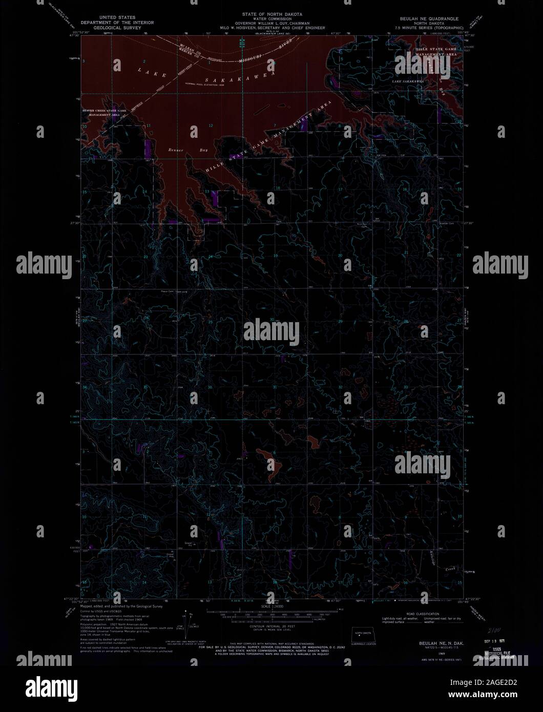 Map Of Beulah North Dakota High Resolution Stock Photography and Images ...