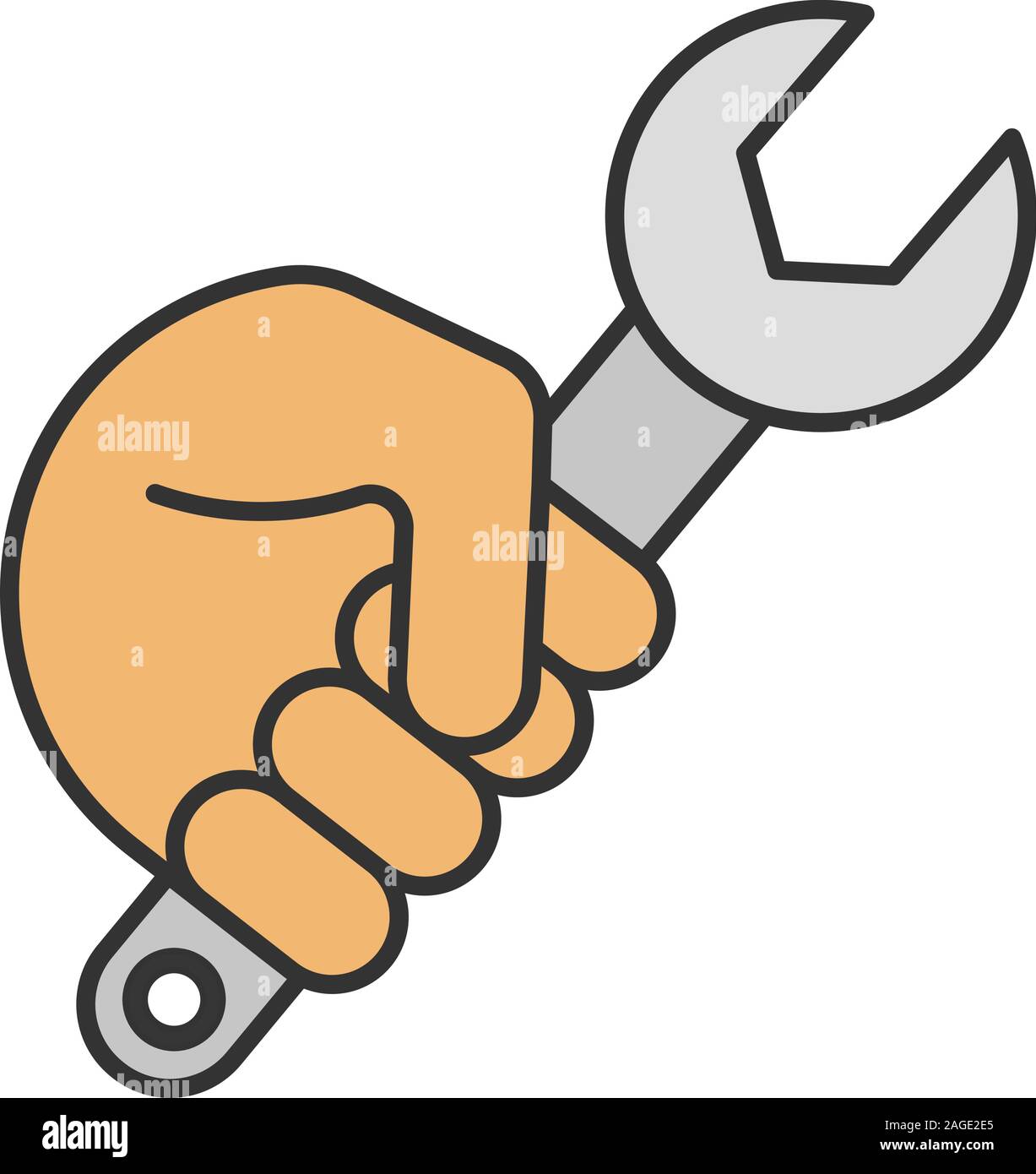Combination Wrench Vector