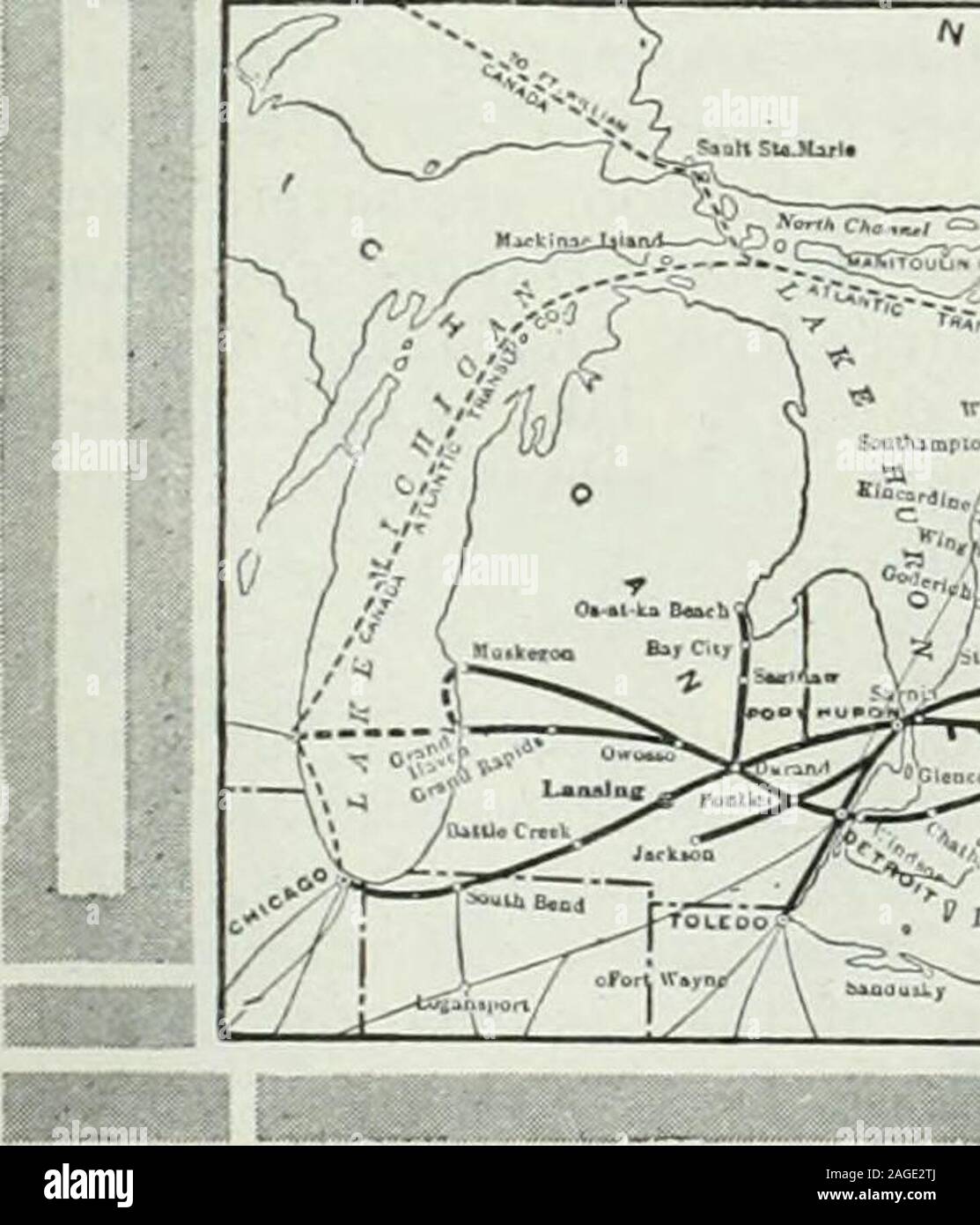 Map of orillia ontario hi-res stock photography and images - Alamy