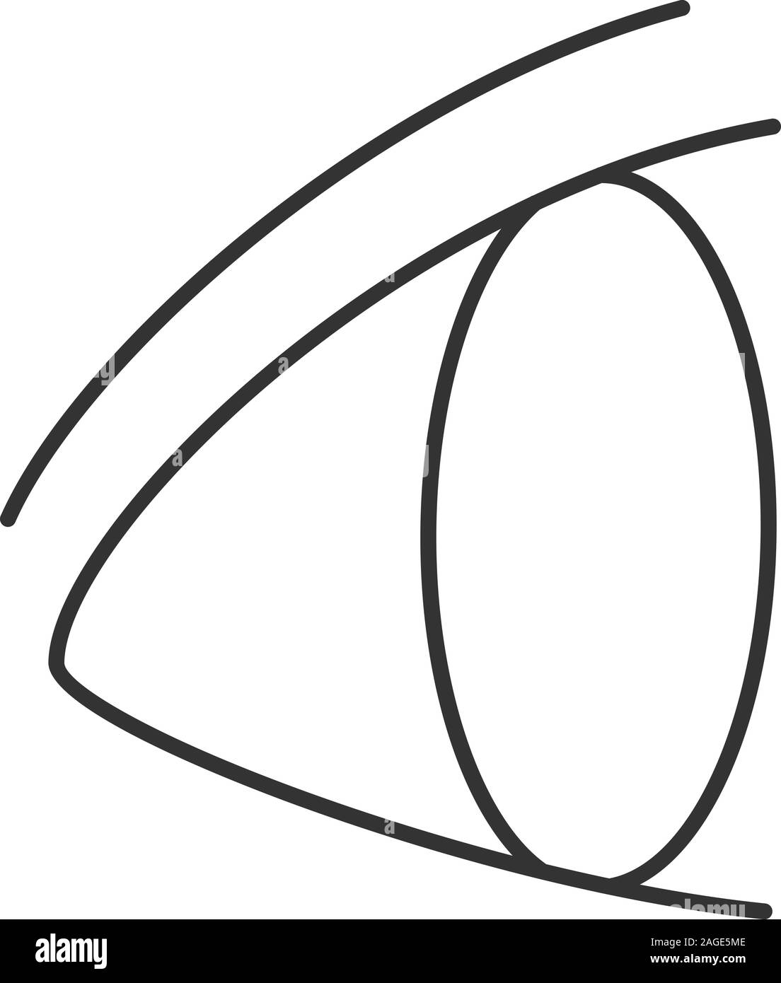 Human eye linear icon. Ophthalmology. Thin line illustration. Good ...