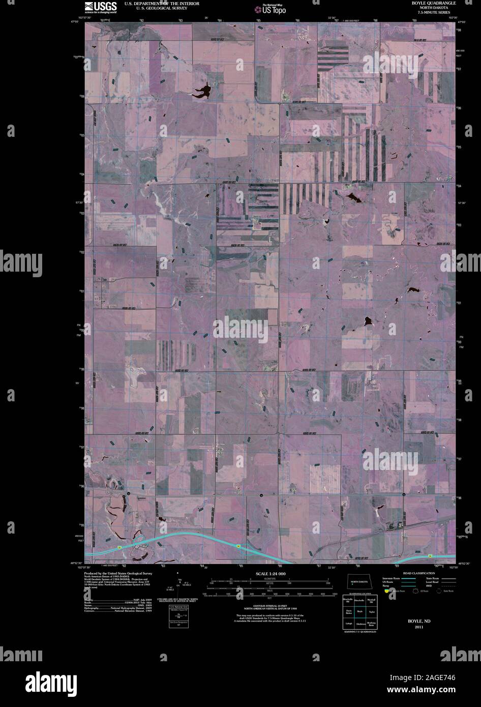 Map of boyle hi-res stock photography and images - Alamy