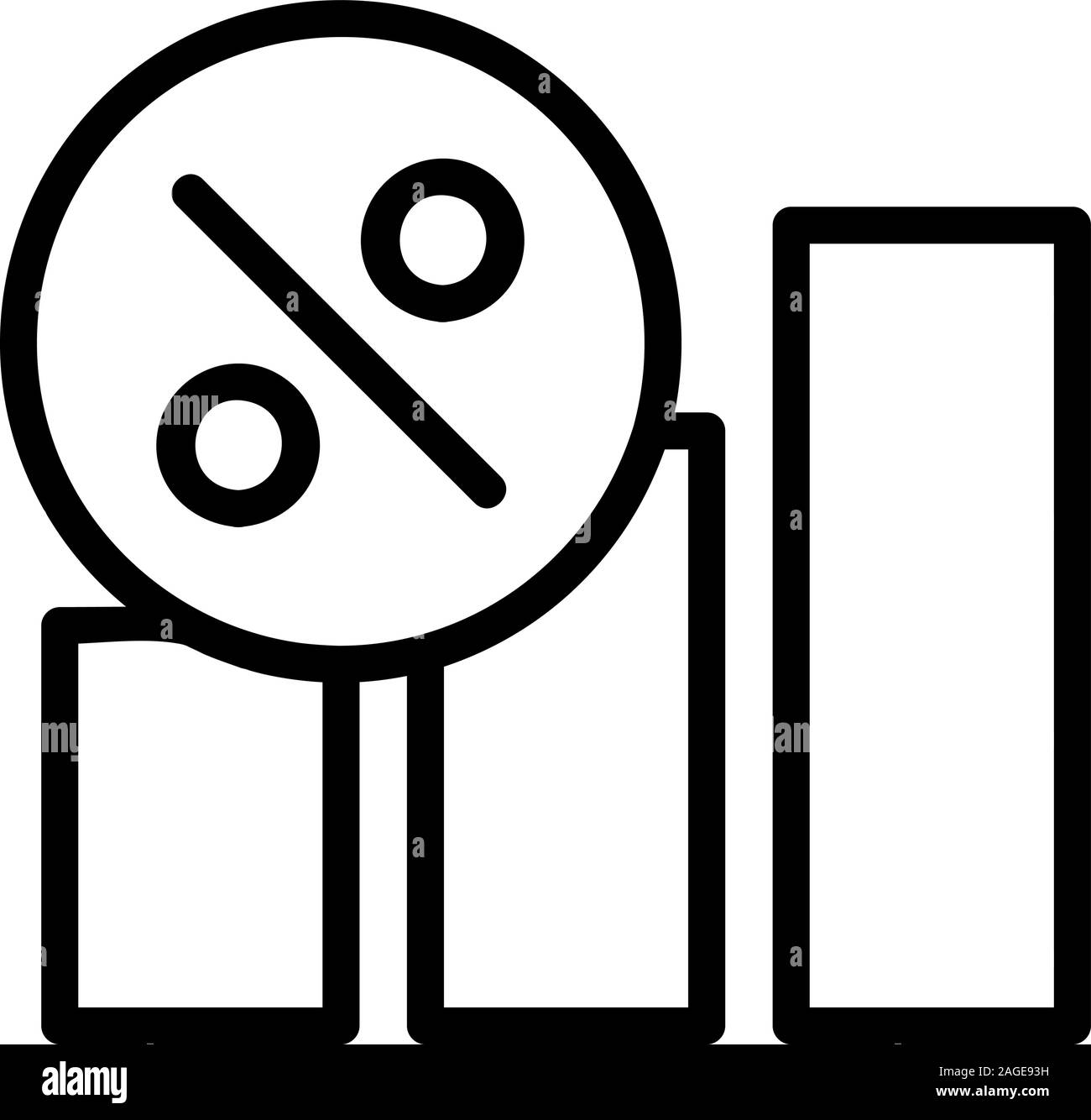 cashback icon vector. Isolated contour symbol illustration Stock Vector ...