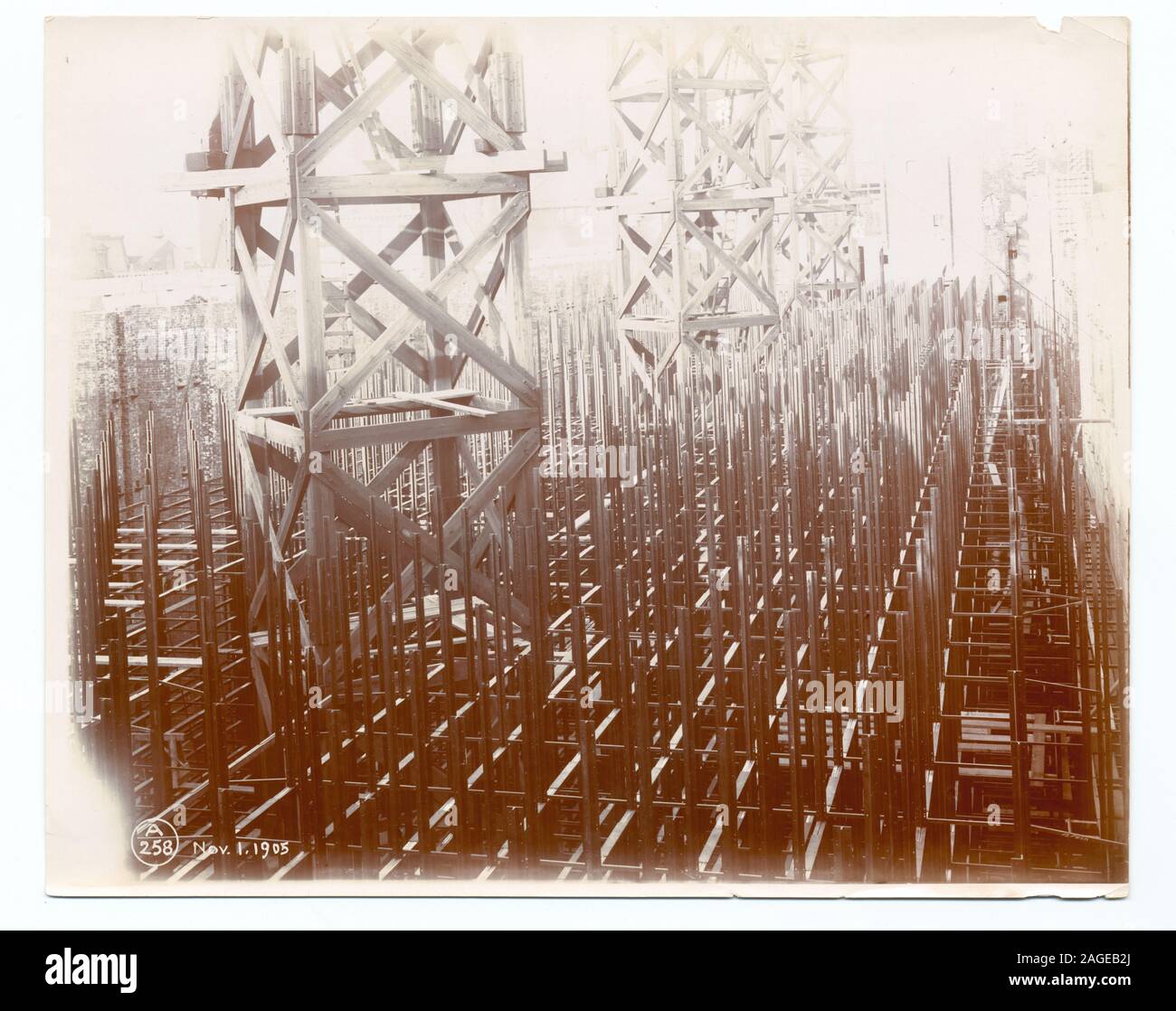 Interior work : structural framework.; Interior work : structural ...