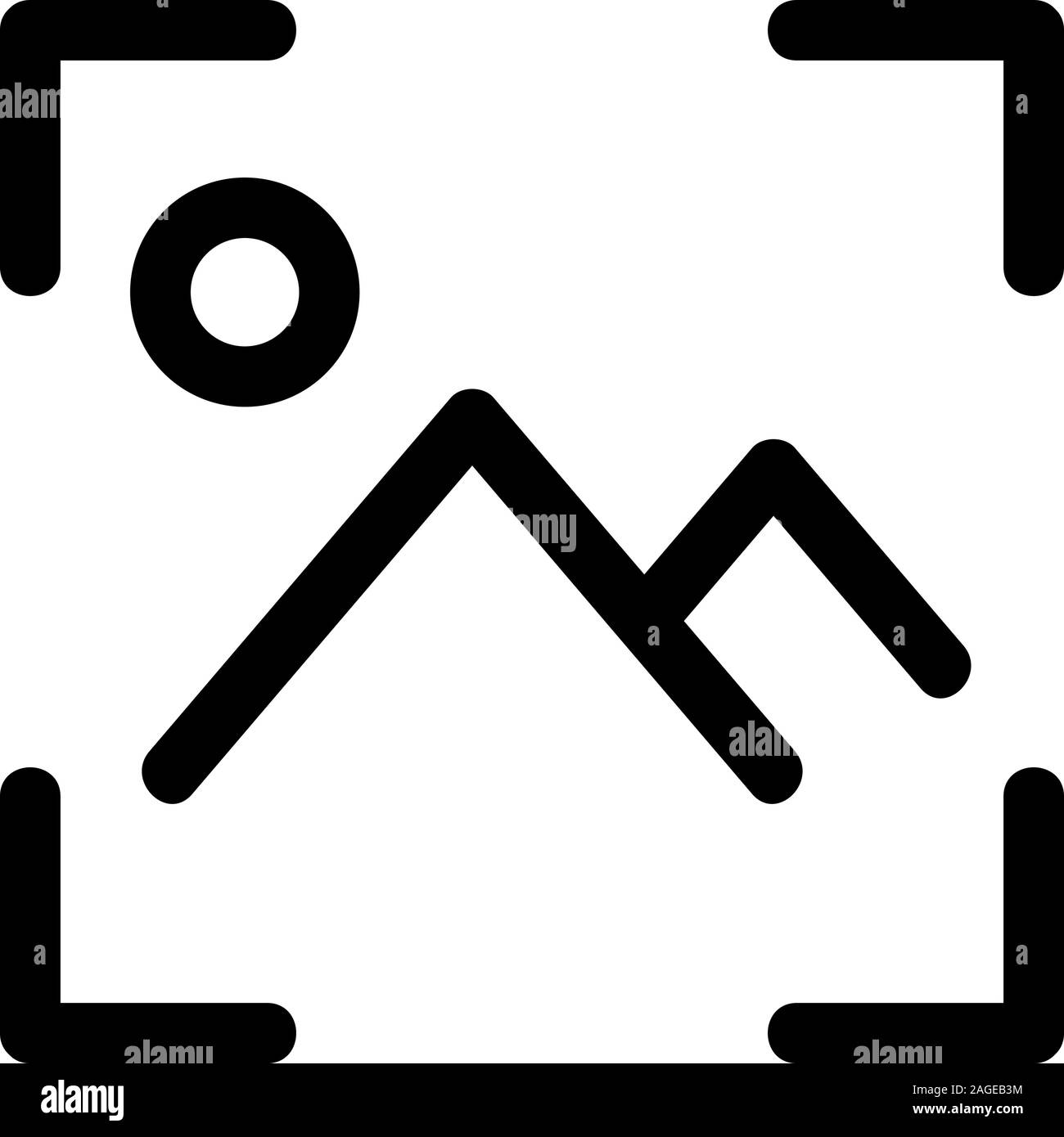 Action camera icon vector. Isolated contour symbol illustration Stock ...