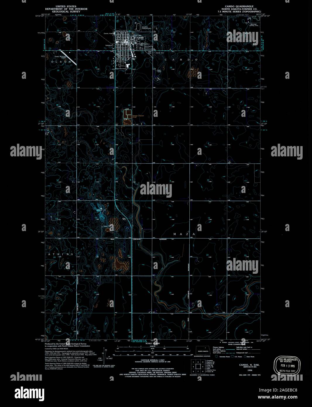 Cando map hi-res stock photography and images - Alamy