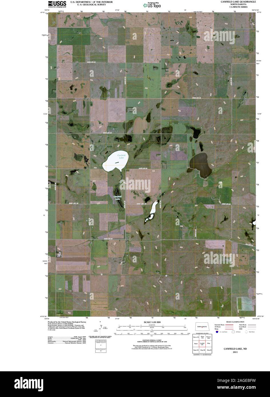 Map of canfield Cut Out Stock Images & Pictures - Alamy