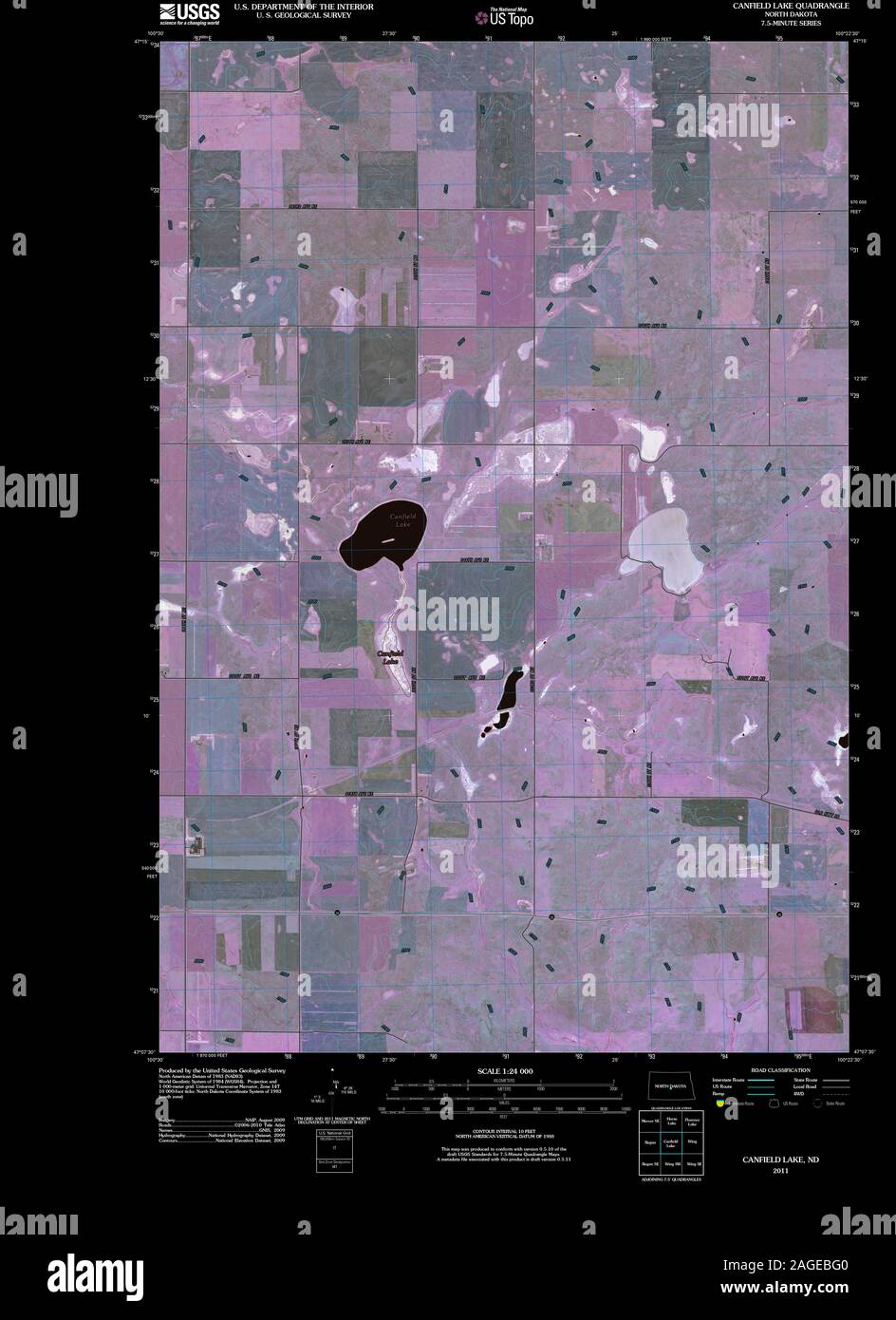 Map of canfield hi-res stock photography and images - Alamy