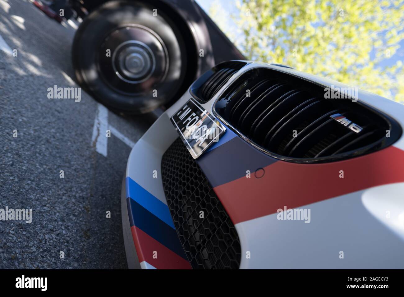 Bmw stripes hi-res stock photography and images - Alamy