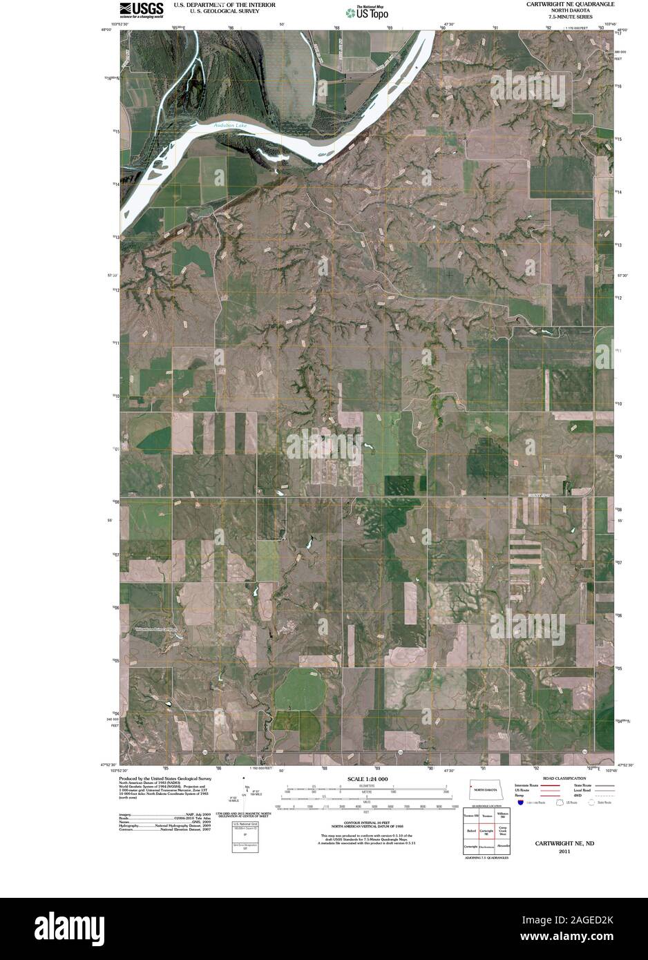 Map of cartwright Cut Out Stock Images & Pictures - Alamy