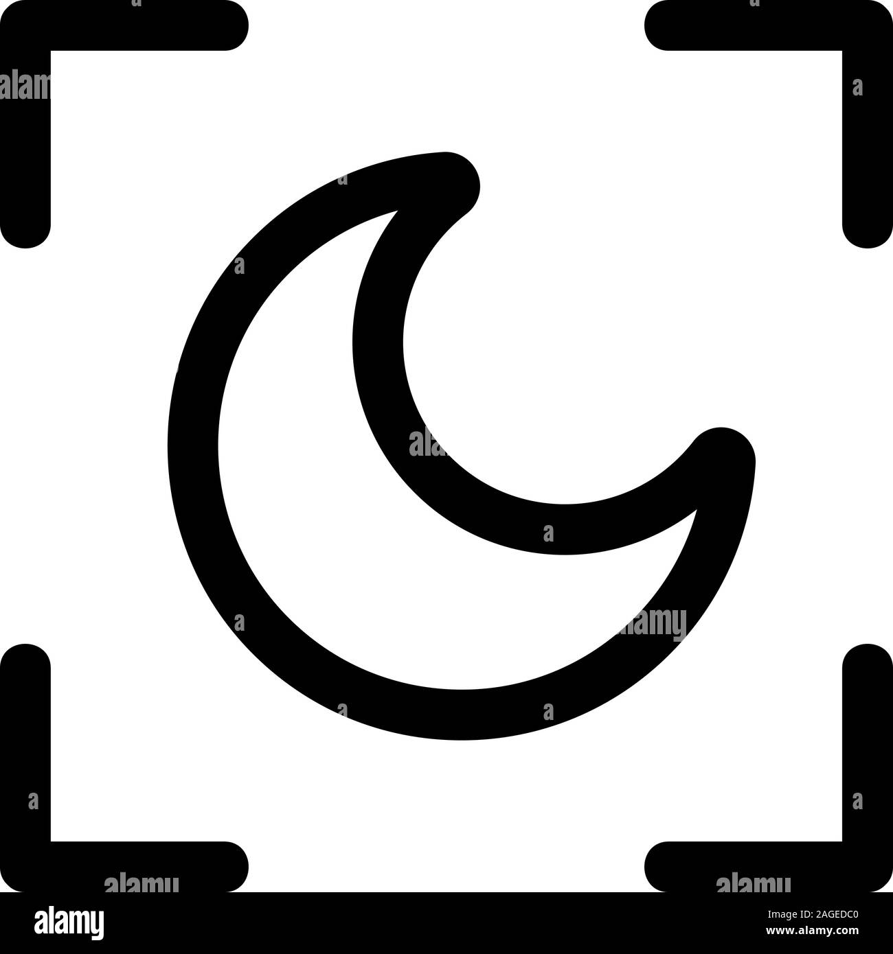 Action camera icon vector. Isolated contour symbol illustration Stock ...