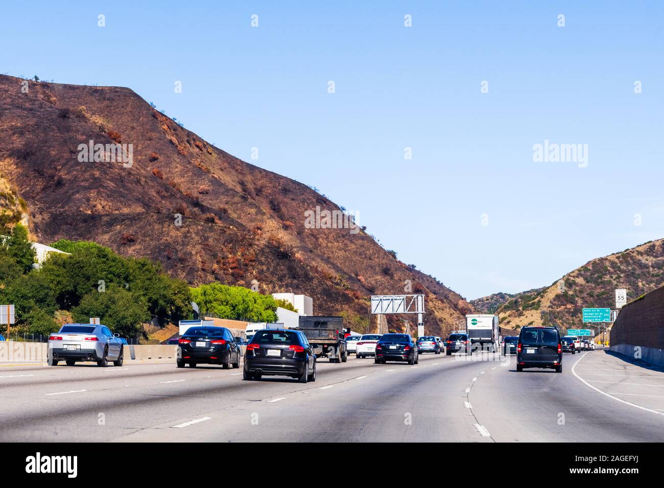 Side view wildfires hi-res stock photography and images - Alamy