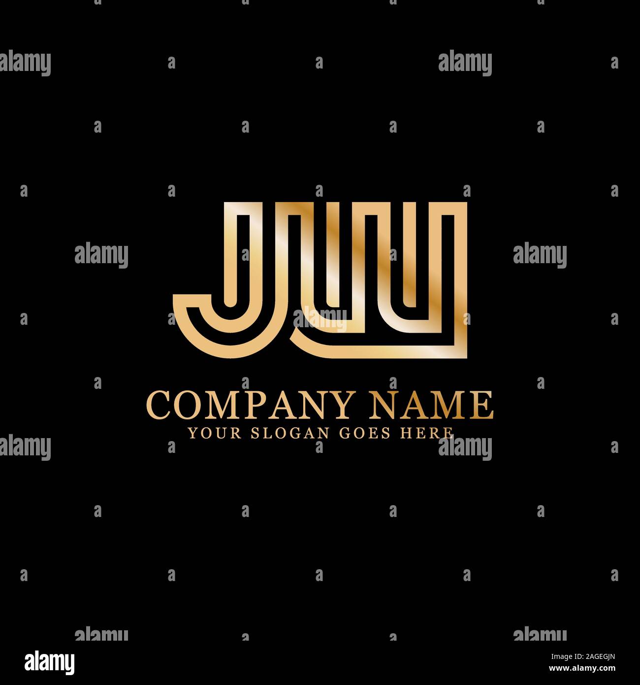 FW initial letter Logo Inspiration, F and W combination logo vector ...