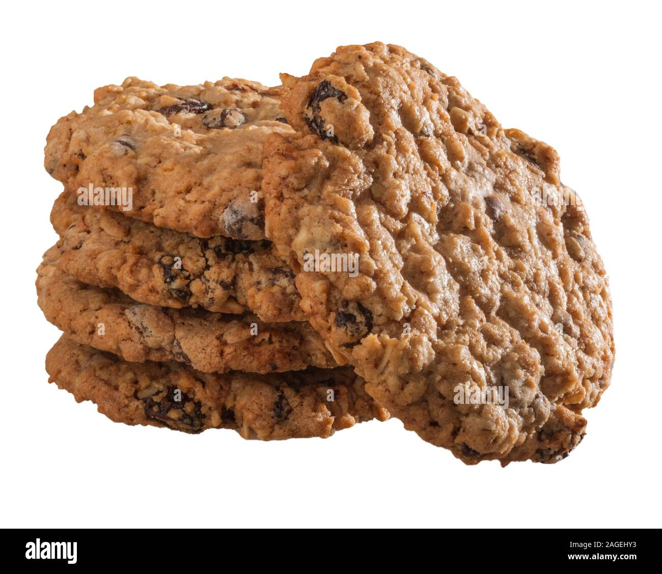 oatmeal raisin cookies Stock Photo - Alamy