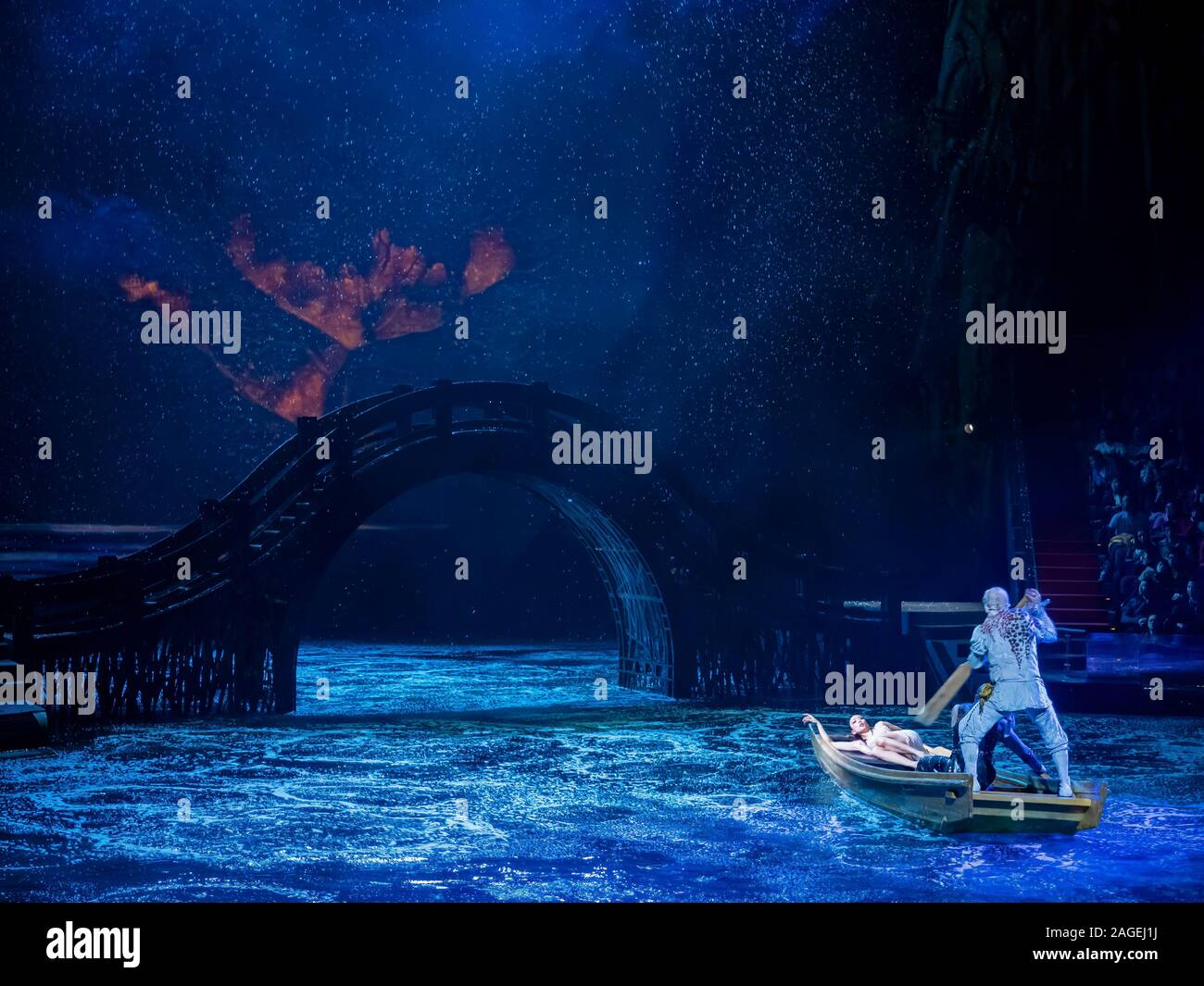 Macau, DEC 25: The House of Dancing Water performance in The City of ...