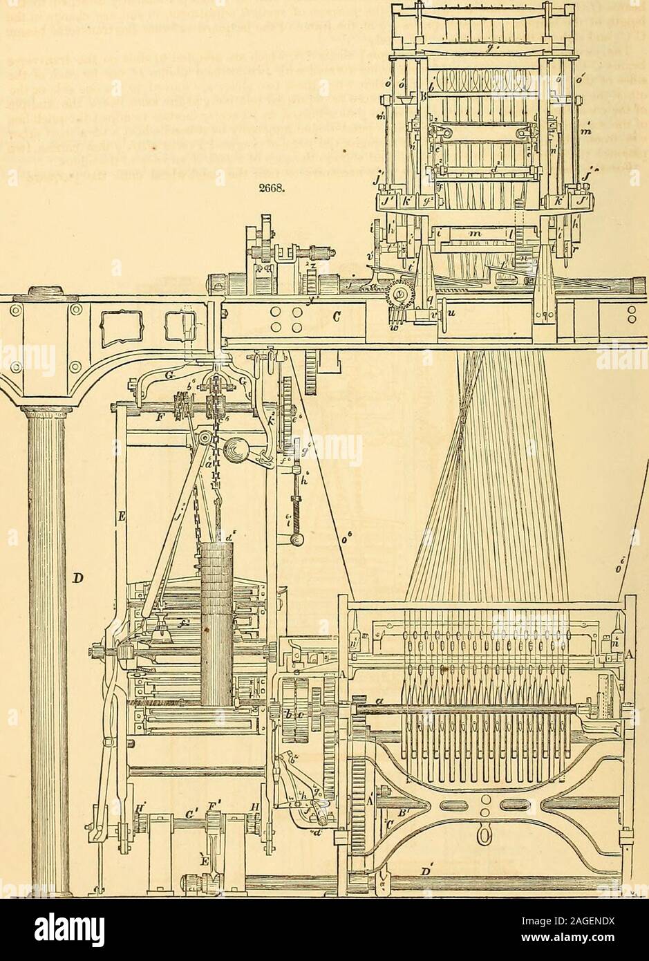 Two beam loom hi-res stock photography and images - Alamy
