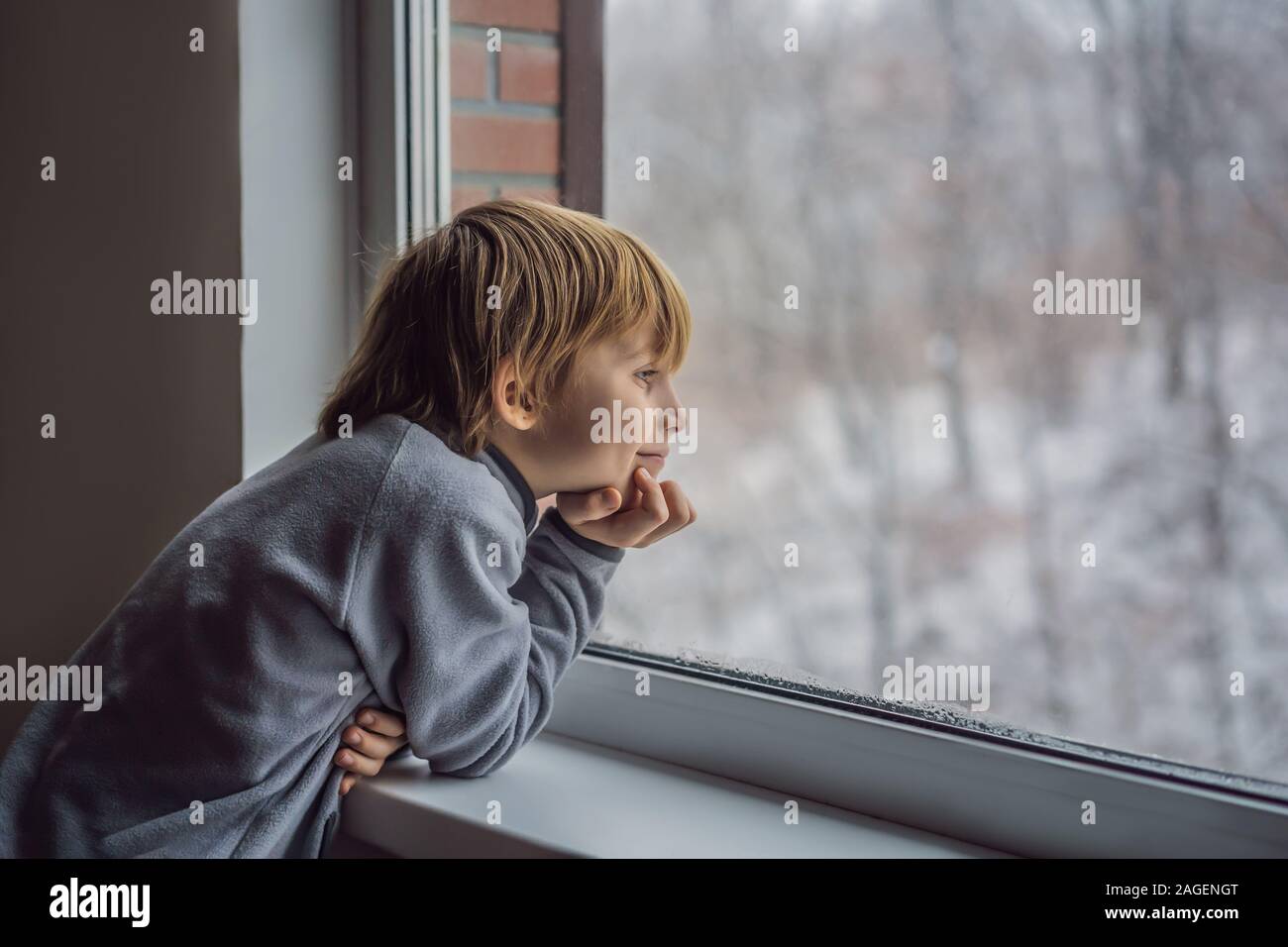 Snow Window Looking Outside High Resolution Stock Photography and ...
