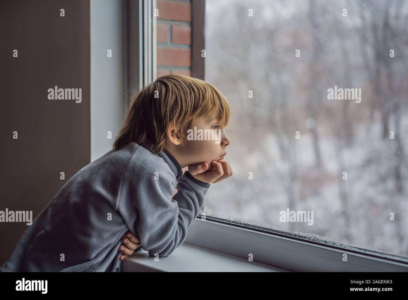 Snow Window Looking Outside High Resolution Stock Photography and ...