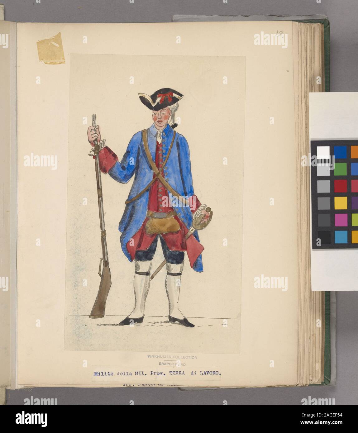 Italy Italian soldier. Kingdom of the Two Sicilies, 1730-1740; Italy ...
