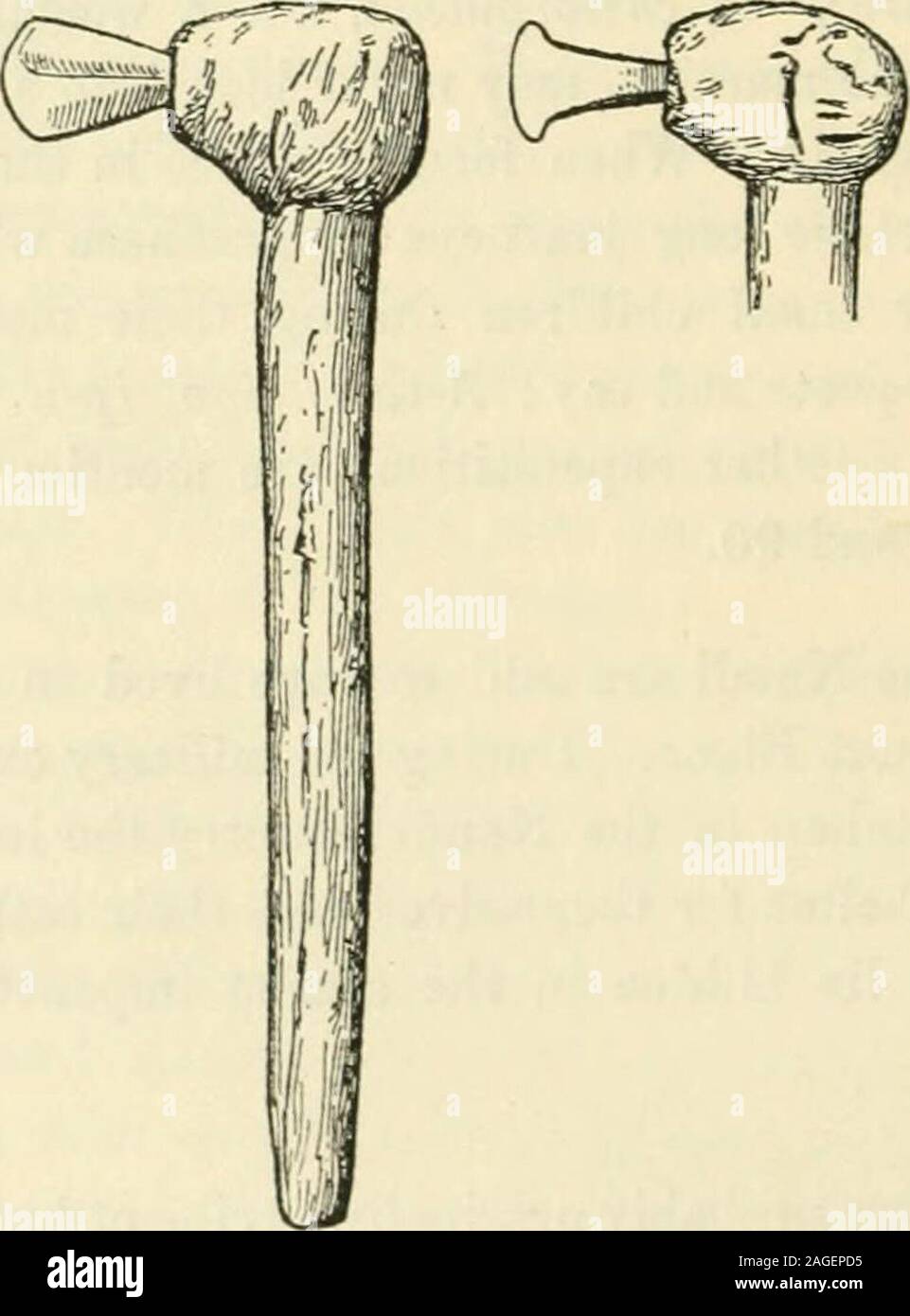 . The Nandi, their language and folk-lore. Figs. 1-4 (scale ^). Hoes ...