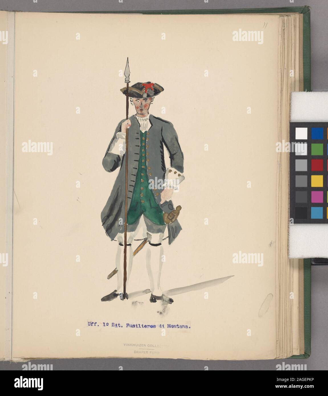 Italy Italian soldier. Kingdom of the Two Sicilies, 1730-1740; Italy ...