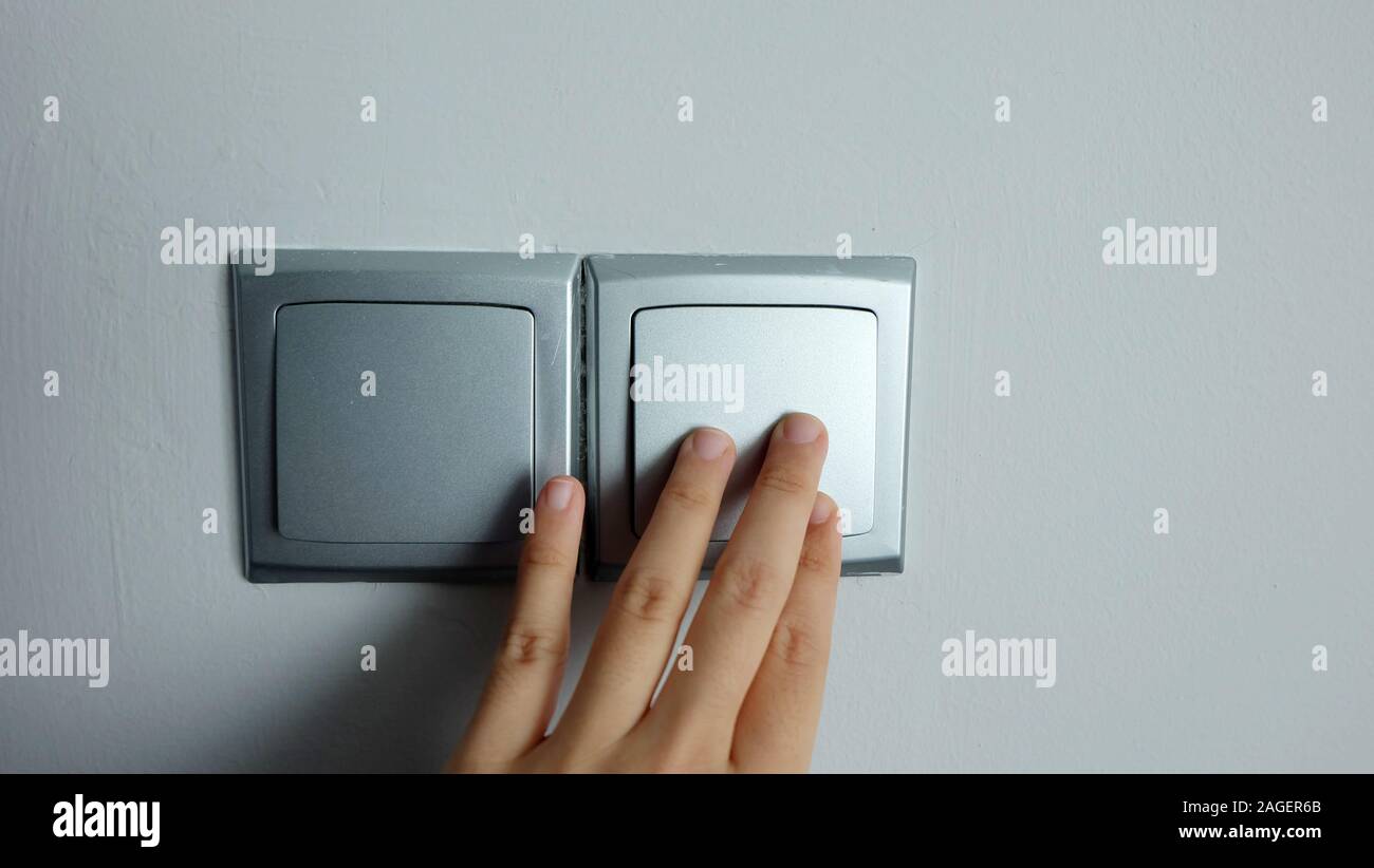 Turn off light switch hi-res stock photography and images - Alamy