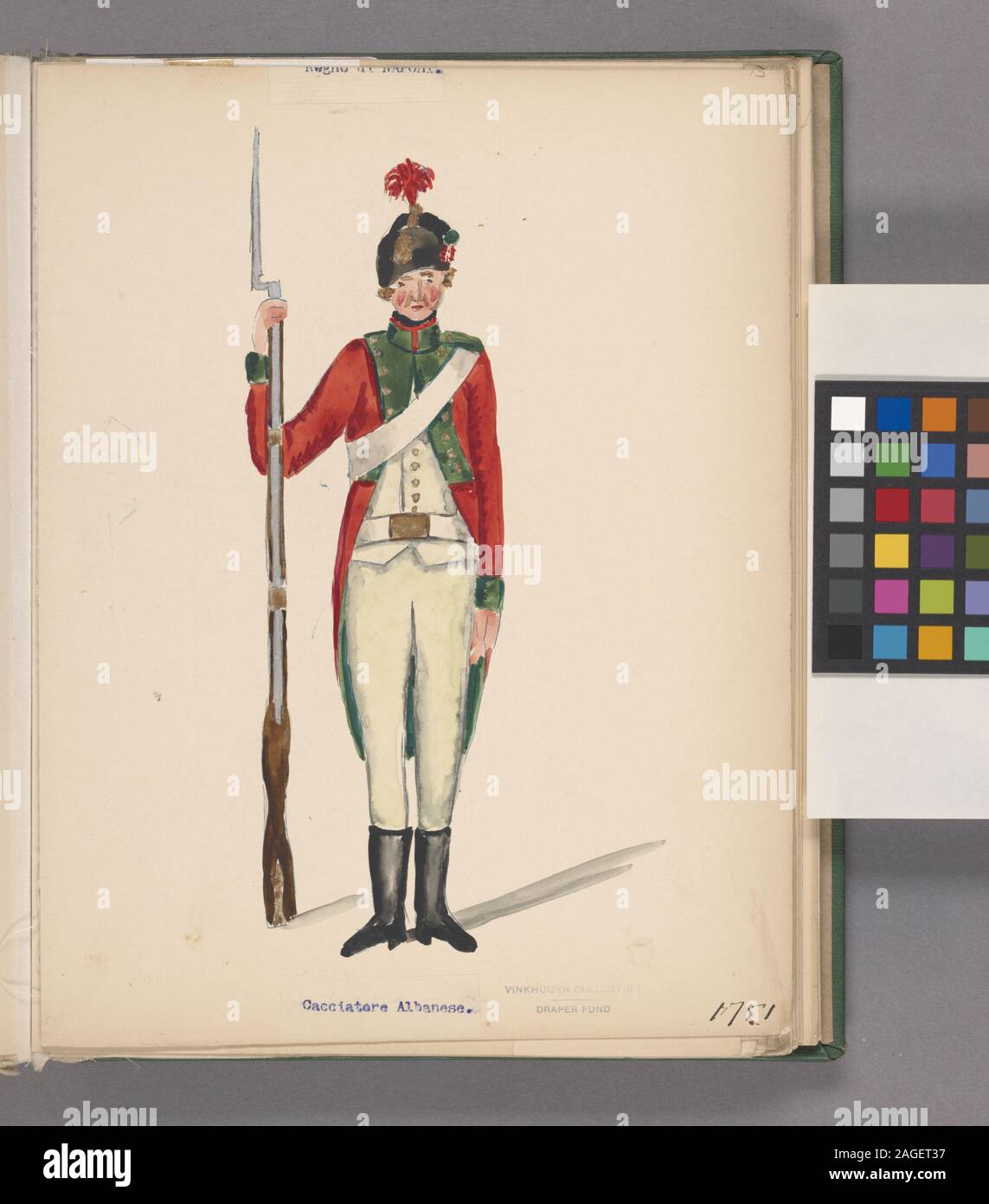 Italy Italian soldier. Kingdom of the Two Sicilies, 1752-1780; Italy ...