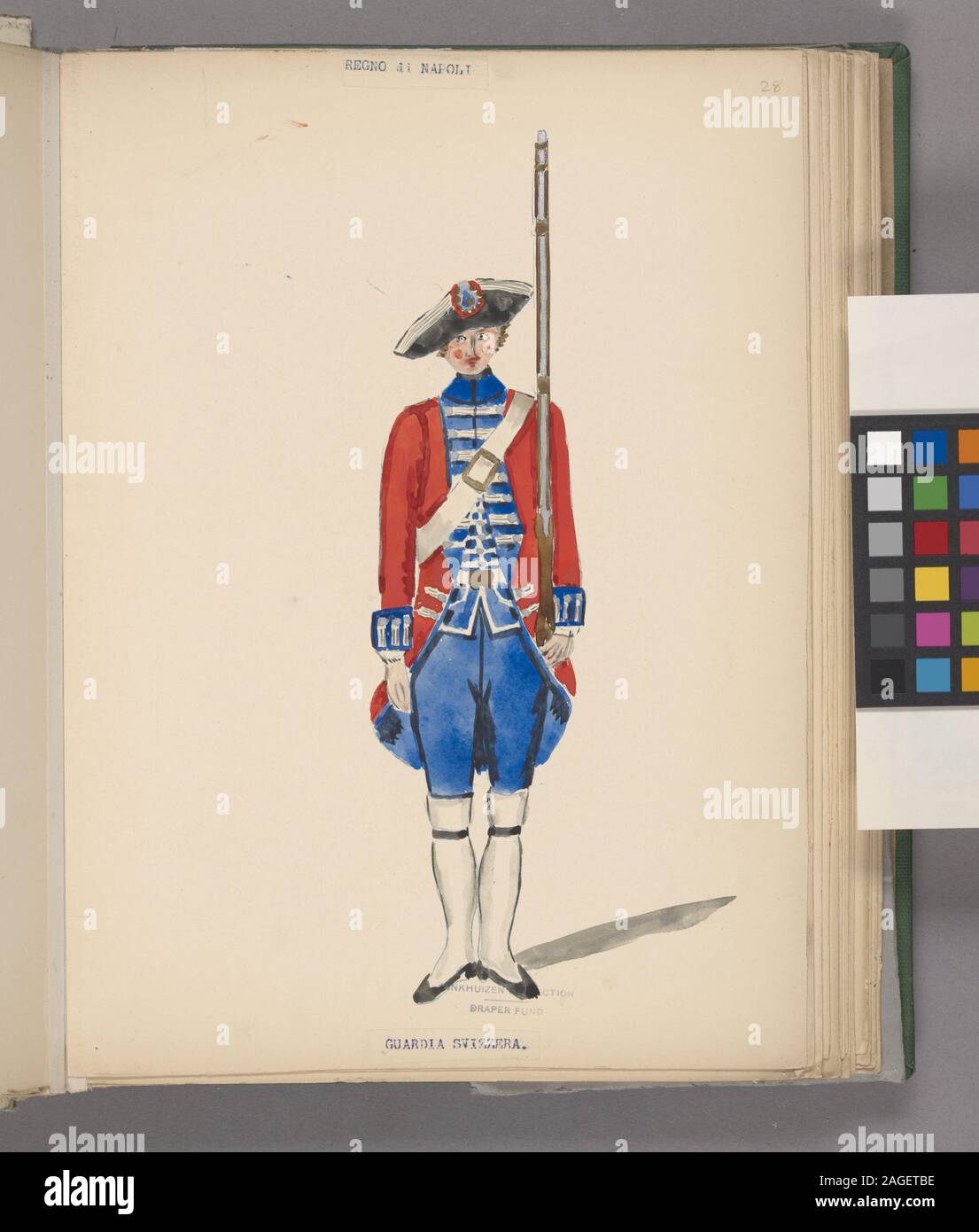 Italy Italian soldier. Kingdom of the Two Sicilies, 1752-1780; Italy ...