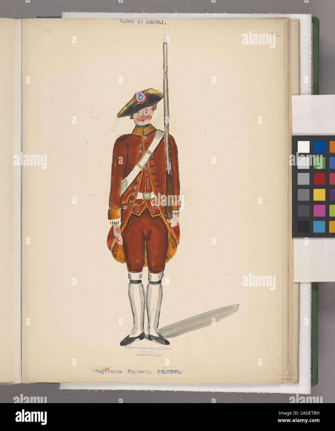 Italy Italian soldier. Kingdom of the Two Sicilies, 1752-1780; Italy ...