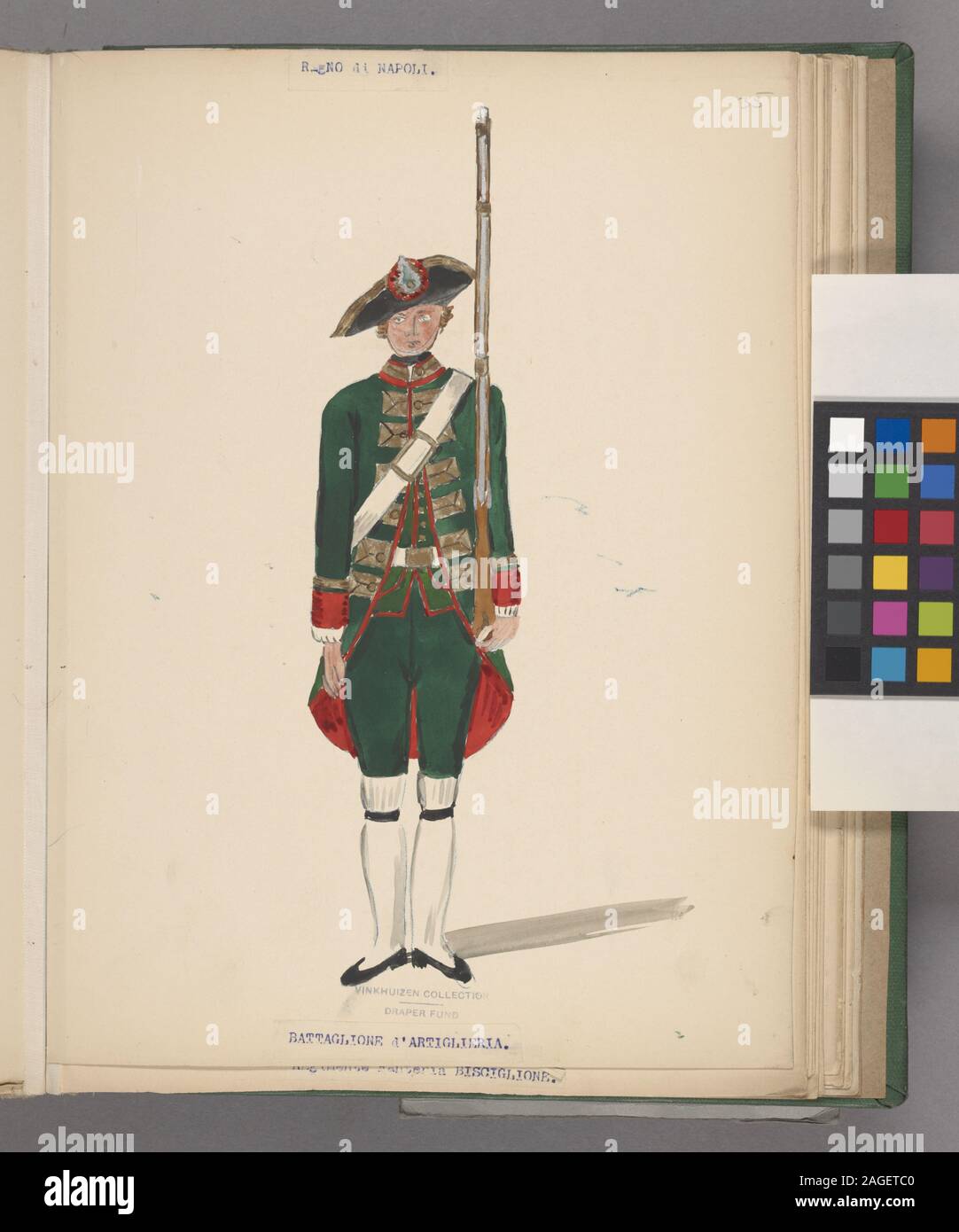 Italy Italian soldier. Kingdom of the Two Sicilies, 1752-1780; Italy ...