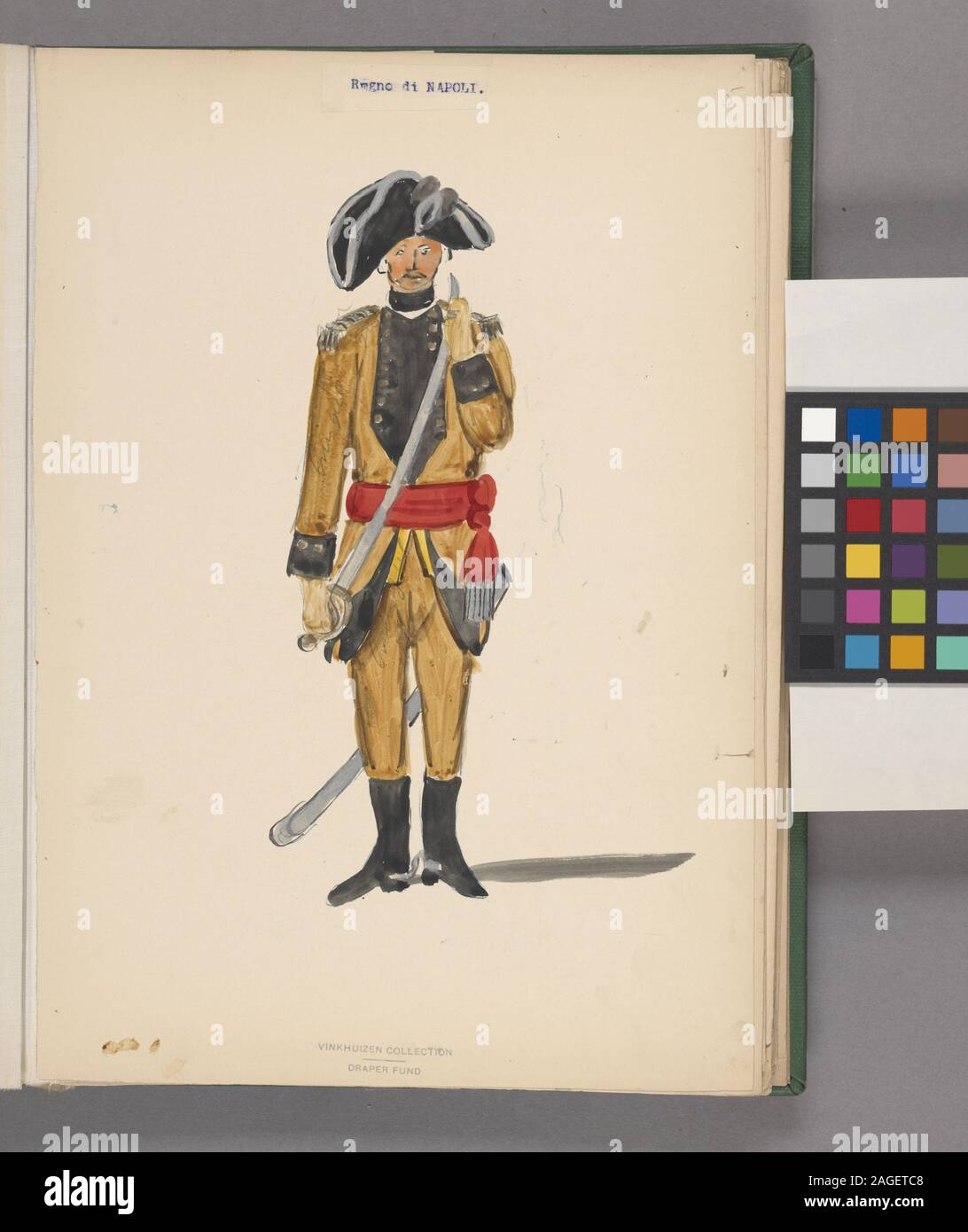 Italy Italian soldier. Kingdom of the Two Sicilies, 1752-1780; Italy ...