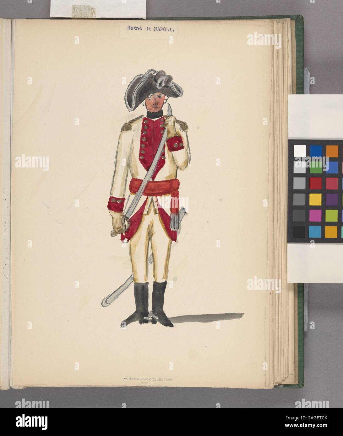 Italy Italian soldier. Kingdom of the Two Sicilies, 1752-1780; Italy ...