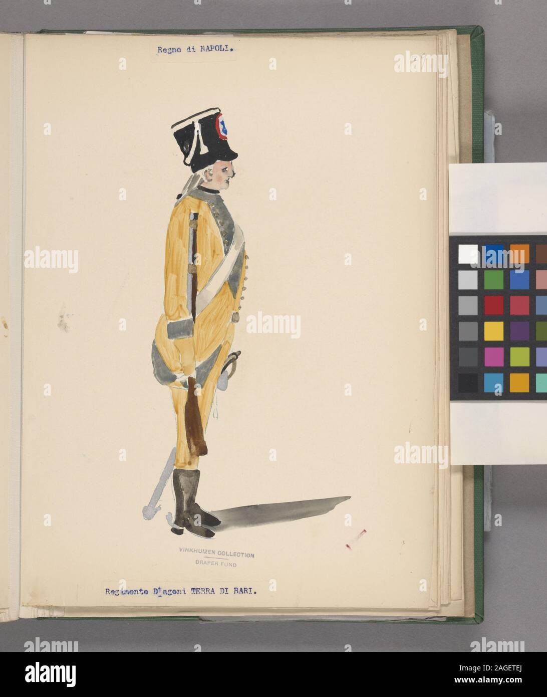 Italy Italian soldier. Kingdom of the Two Sicilies, 1752-1780; Italy ...