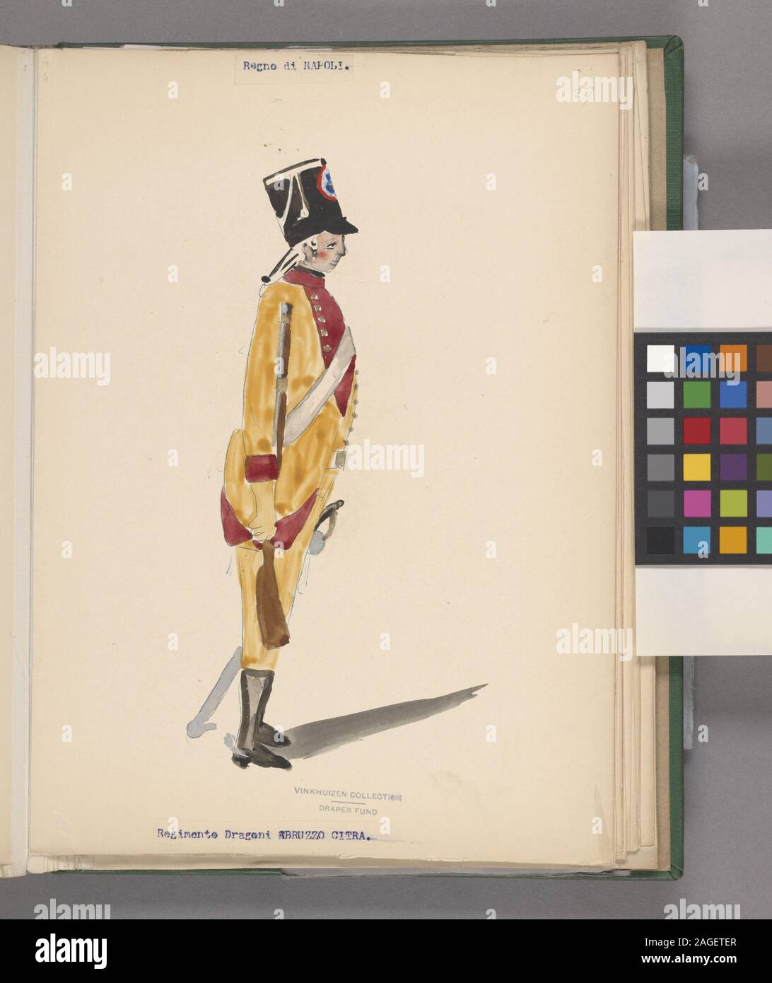 Italy Italian soldier. Kingdom of the Two Sicilies, 1752-1780; Italy ...