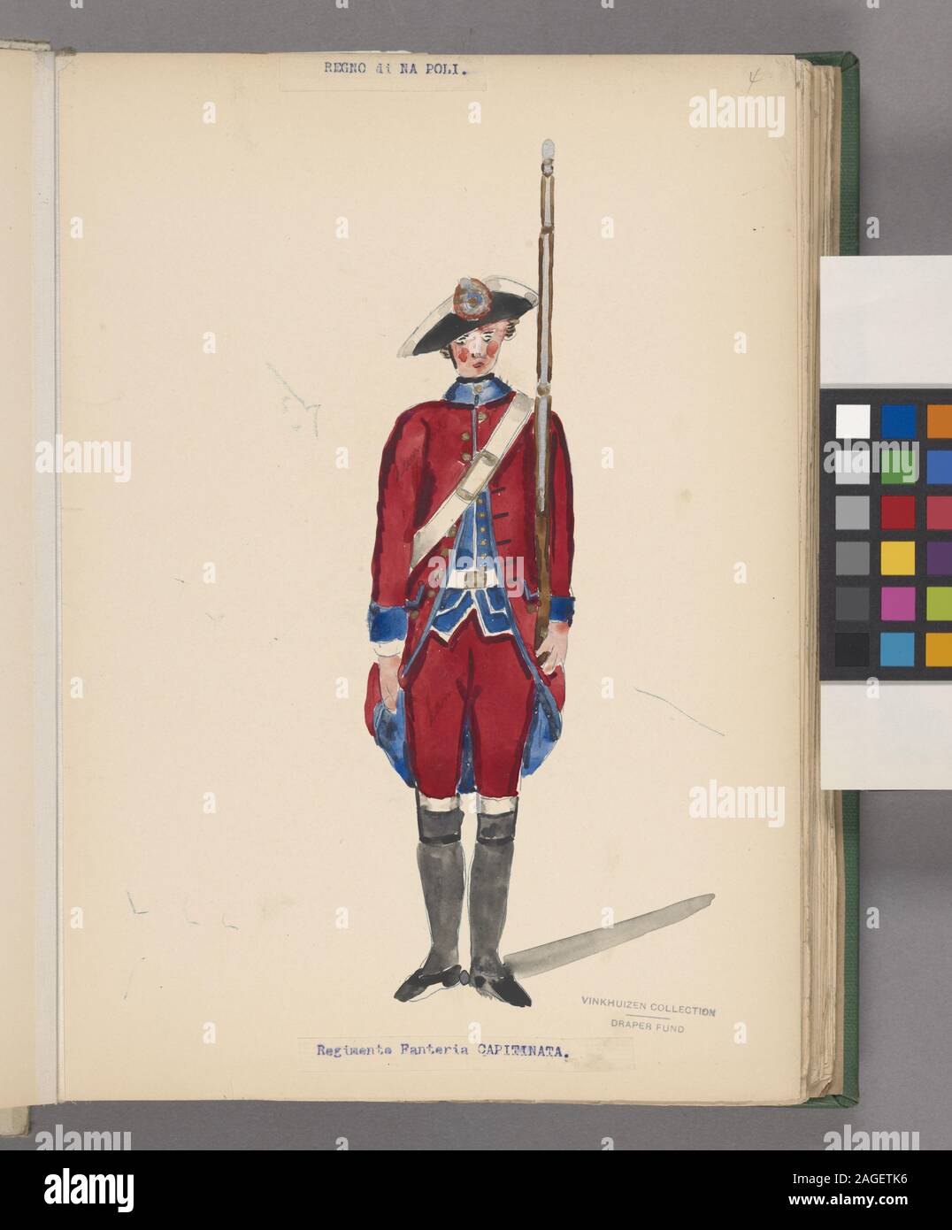 Italy Italian soldier. Kingdom of the Two Sicilies, 1752-1780; Italy ...