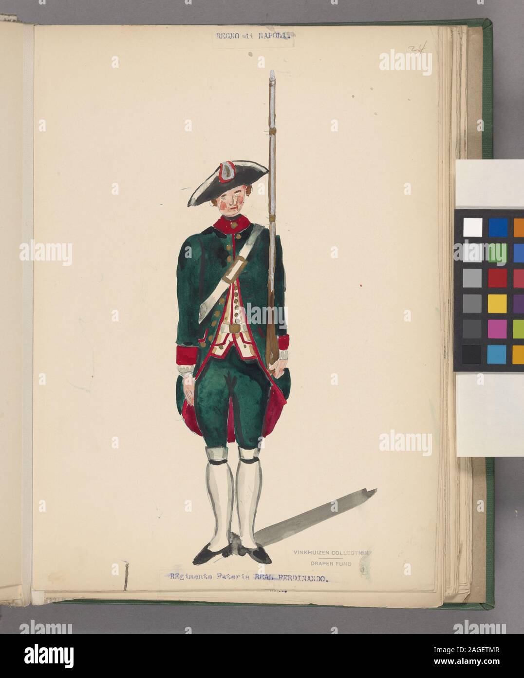 Italy Italian soldier. Kingdom of the Two Sicilies, 1752-1780; Italy ...