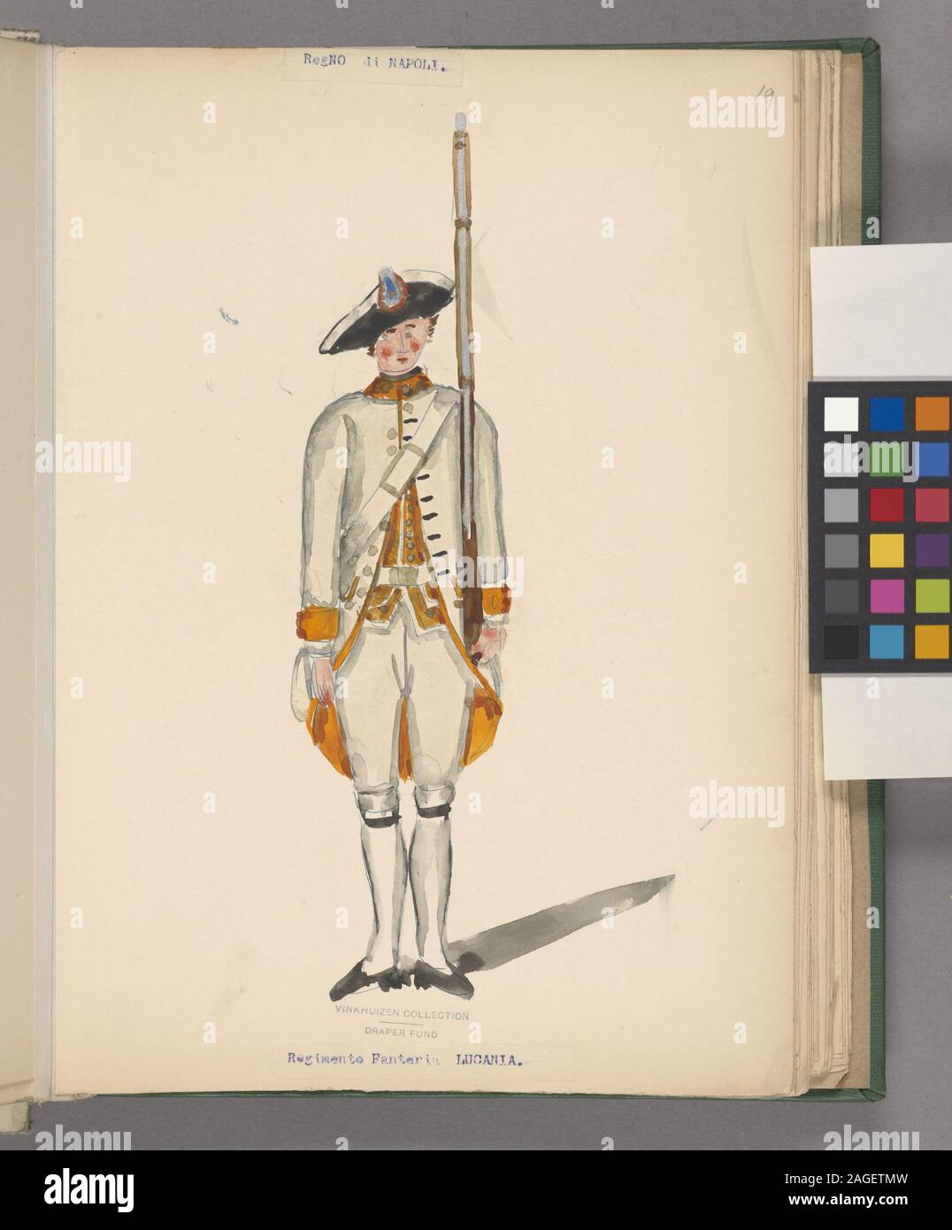Italy Italian soldier. Kingdom of the Two Sicilies, 1752-1780; Italy ...