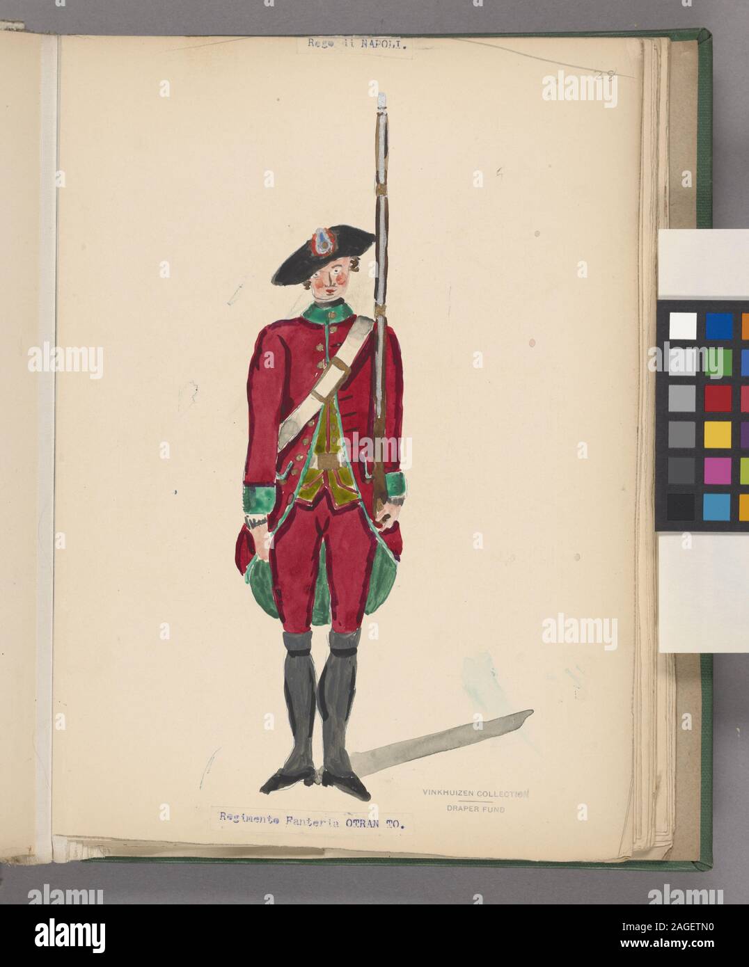 Italy Italian soldier. Kingdom of the Two Sicilies, 1752-1780; Italy ...
