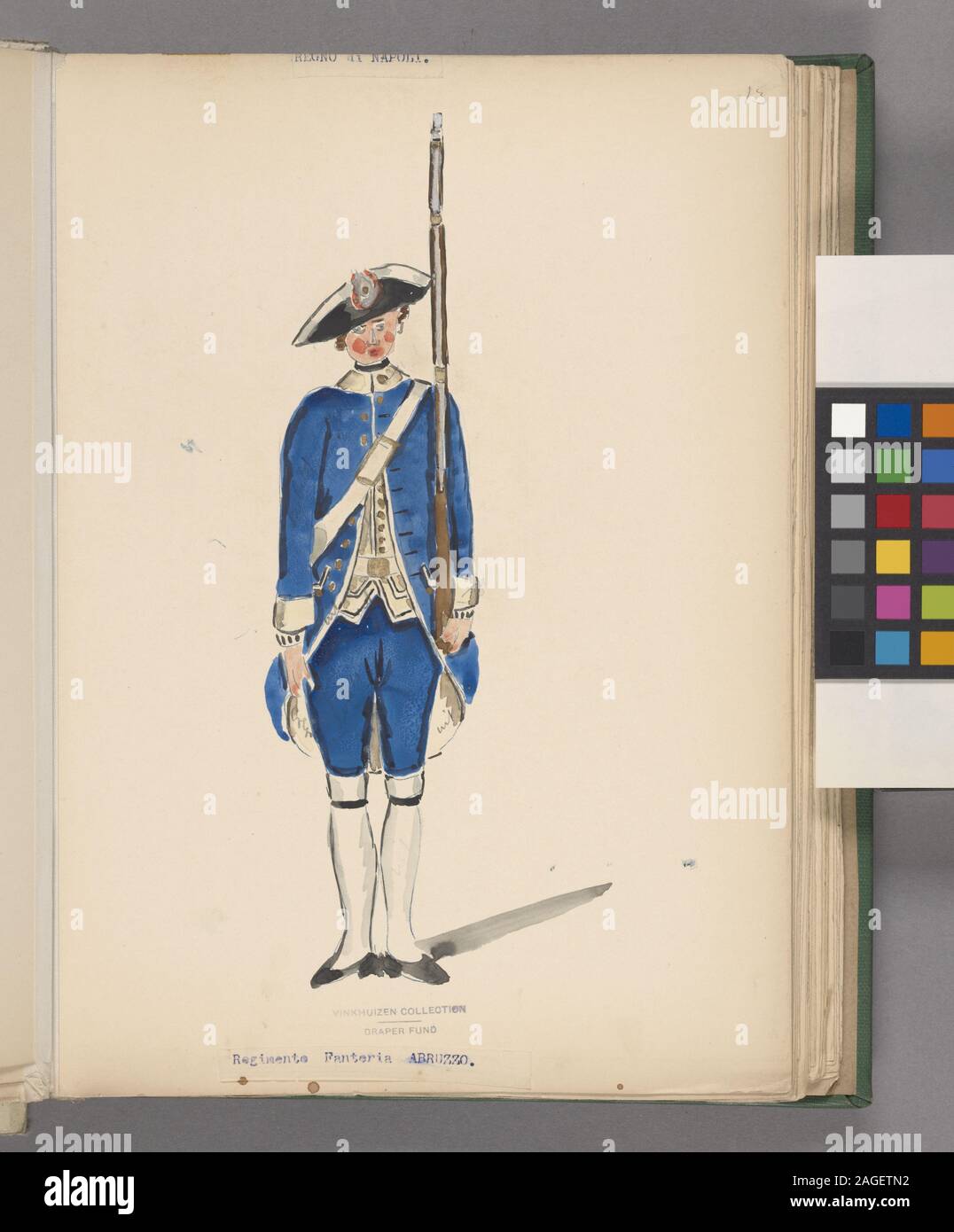 Italy Italian soldier. Kingdom of the Two Sicilies, 1752-1780; Italy ...