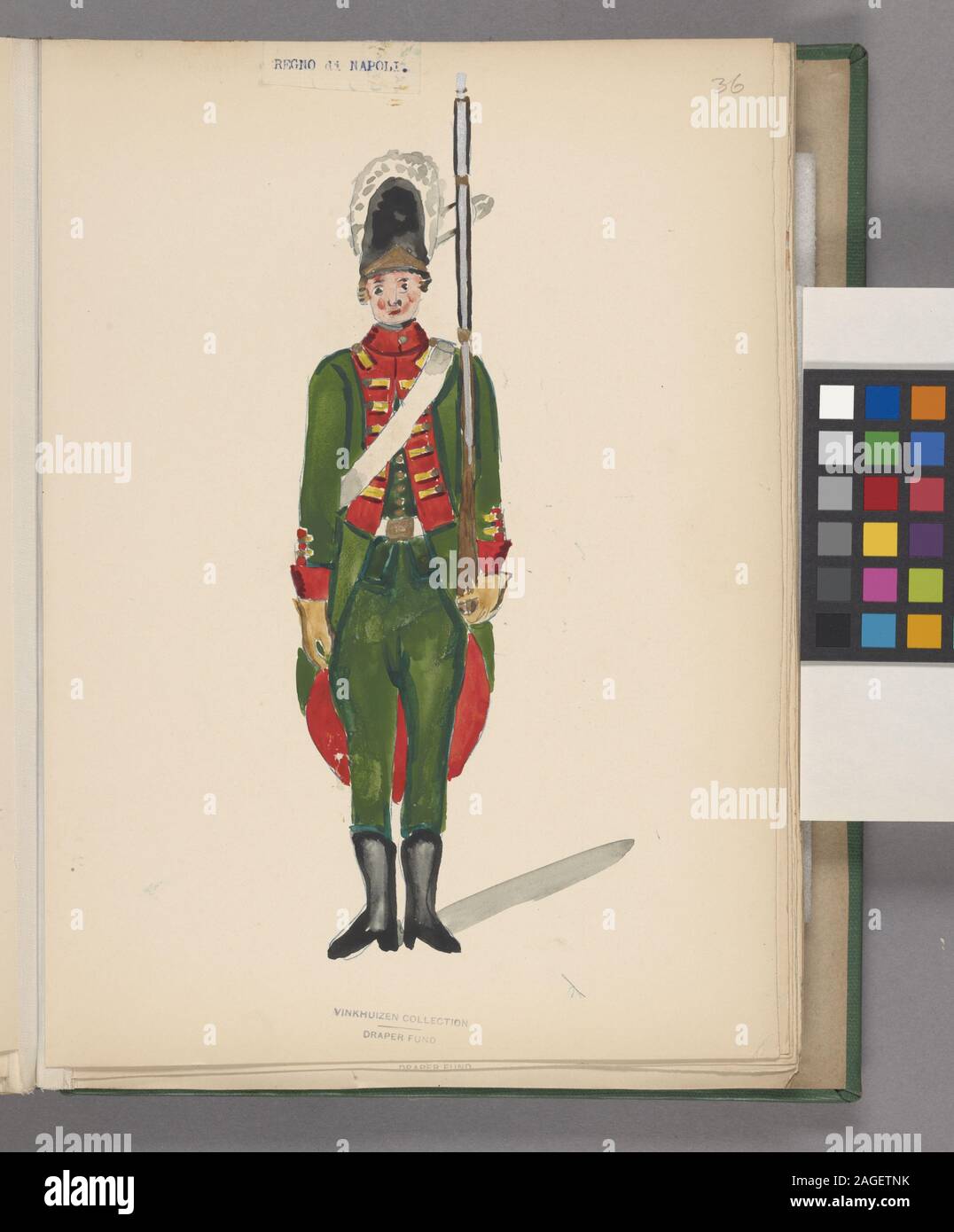 Italy Italian soldier. Kingdom of the Two Sicilies, 1752-1780; Italy ...
