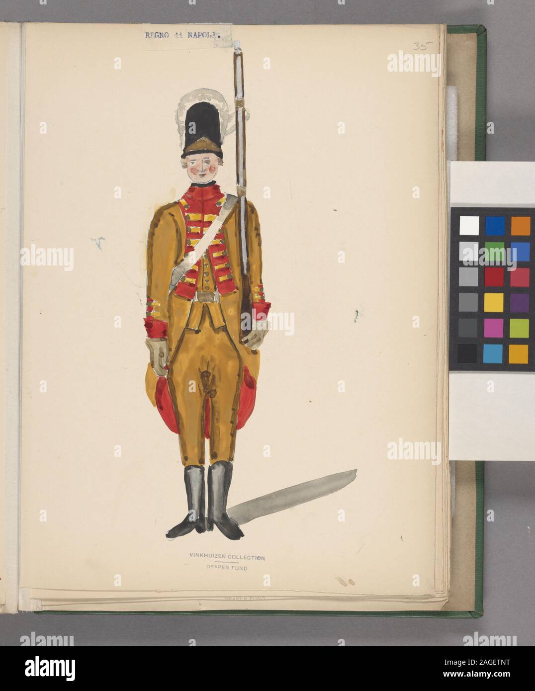 Italy Italian soldier. Kingdom of the Two Sicilies, 1752-1780; Italy ...