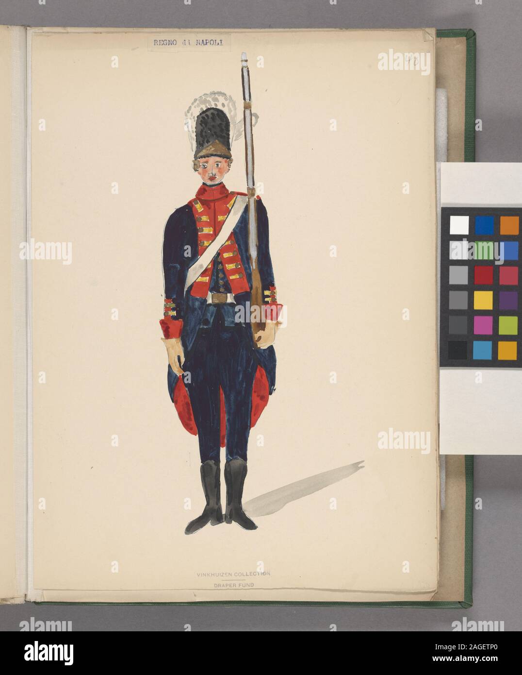 Italy Italian soldier. Kingdom of the Two Sicilies, 1752-1780; Italy ...