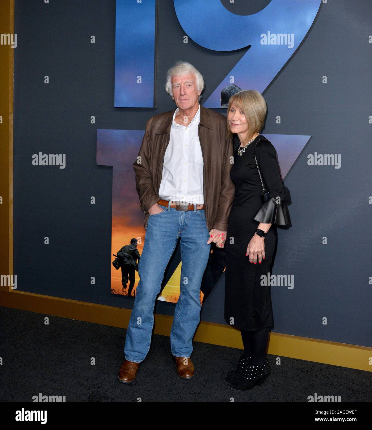 Los Angeles, USA. 18th Dec, 2019. Roger Deakins & Isabella James ...