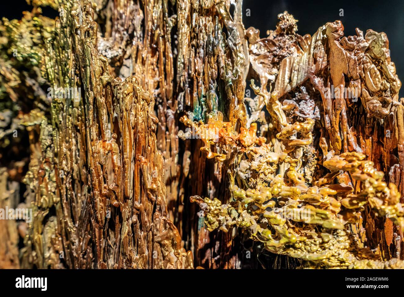 Melting metal texture hi-res stock photography and images - Alamy