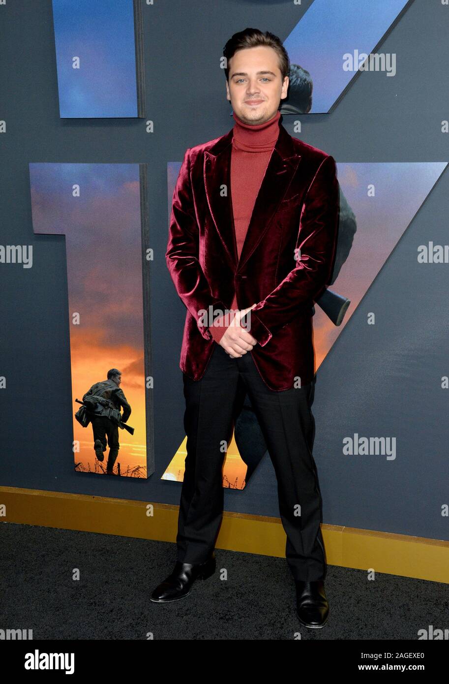 Los Angeles, USA. 18th Dec, 2019. Dean-Charles Chapman at the premiere ...