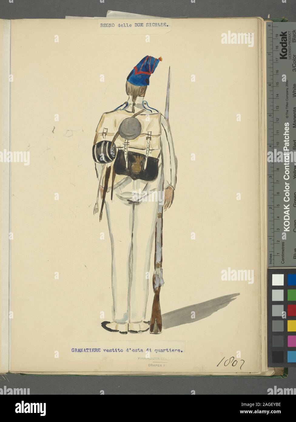 Italy Italian soldier. Kingdom of the Two Sicilies, 1807.; Italy ...