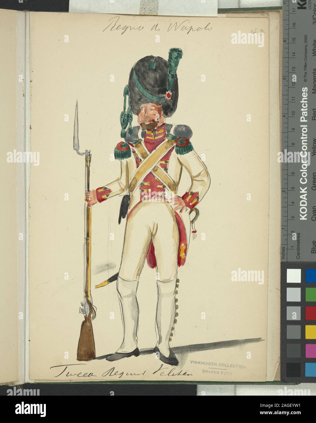 Italy Italian soldier. Kingdom of the Two Sicilies, 1813-1814.; Italy ...